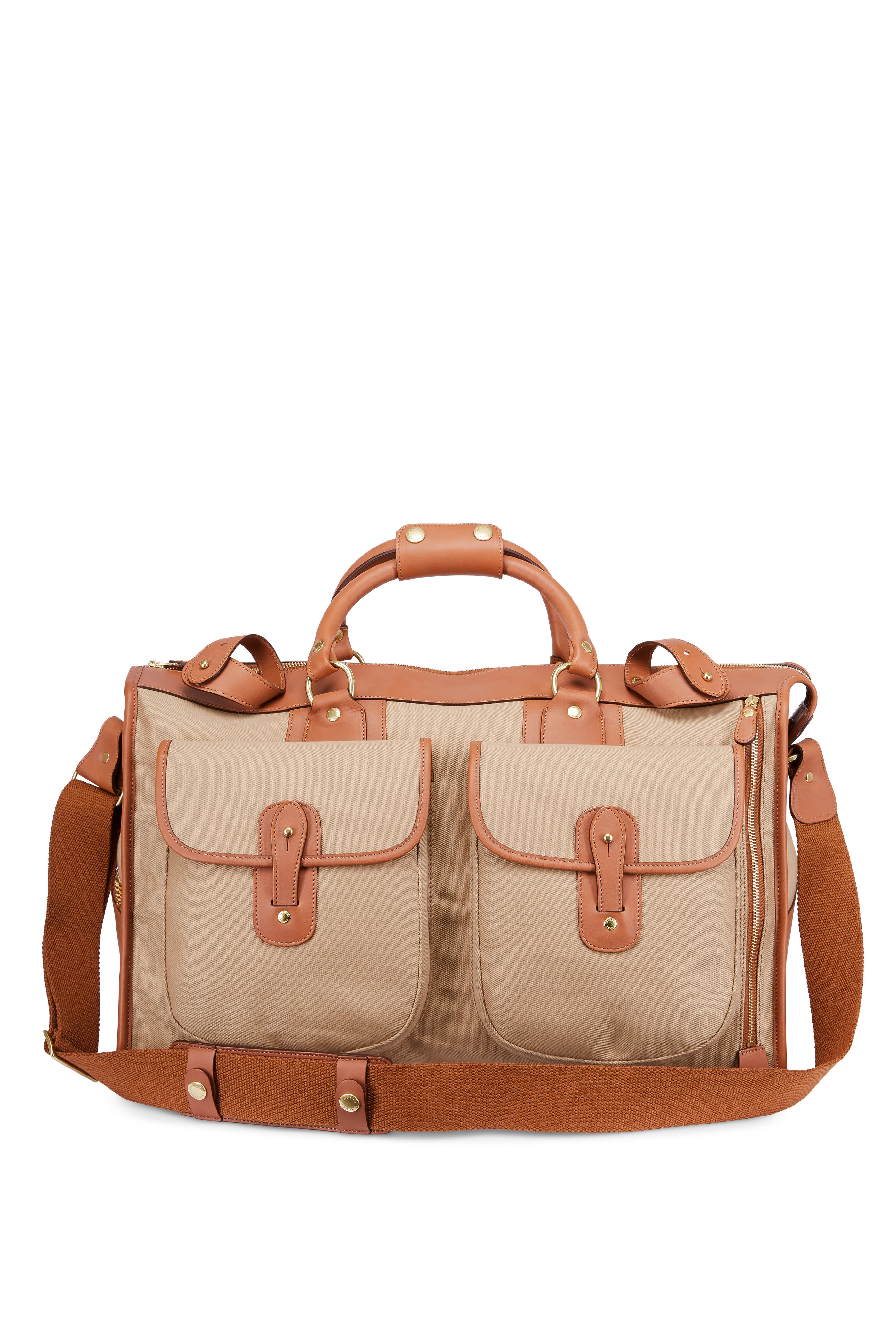 Ghurka - Express Khaki Twill Weekender Bag | Mitchell Stores