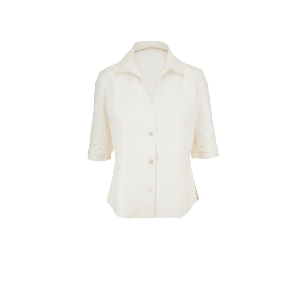 Peter Cohen - White Rev Shirt | Mitchell Stores