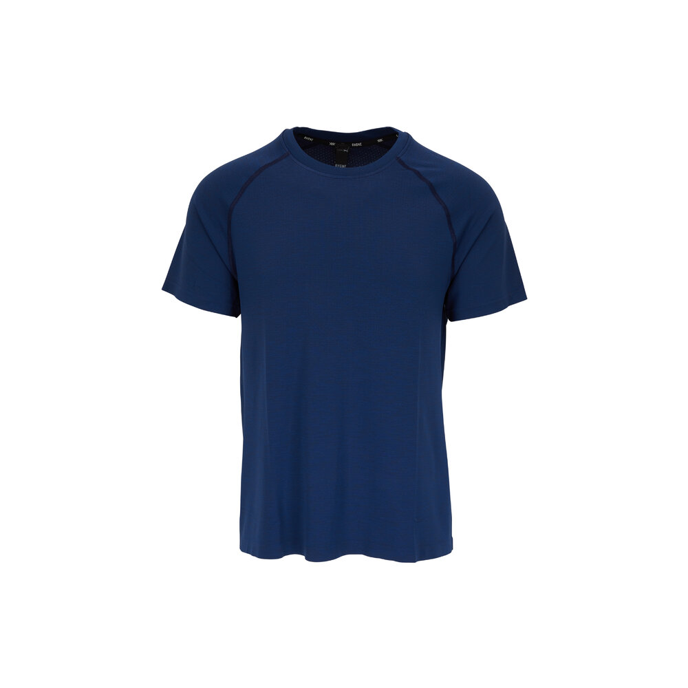 Rhone Apparel - Reign Tech Navy Mesh Short Sleeve Top