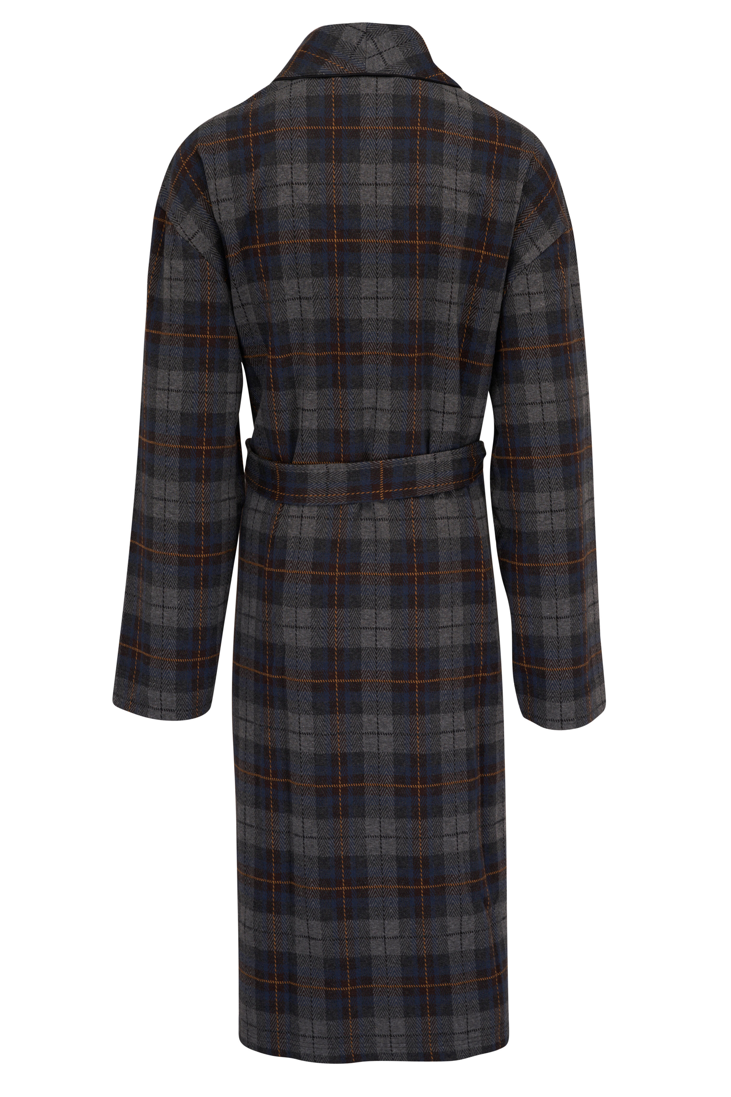 Majestic - Gray, Navy & Brown Plaid Robe | Mitchell Stores
