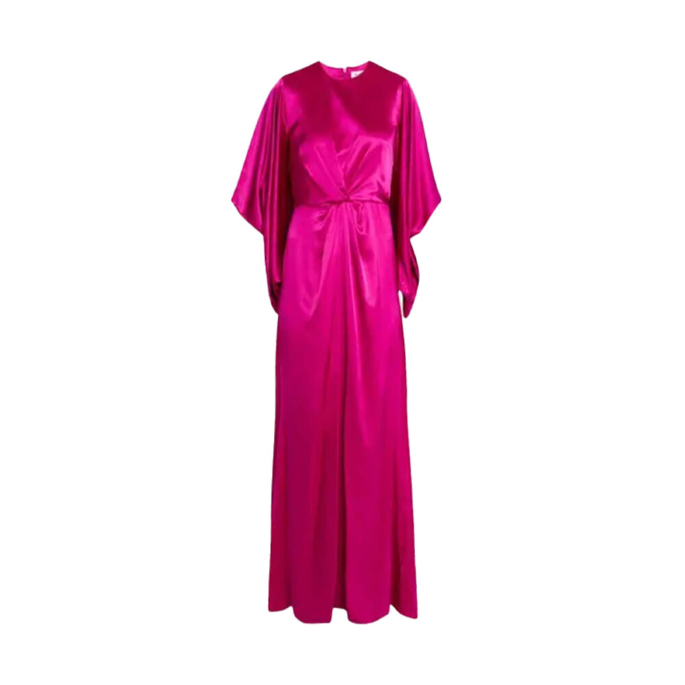 E.stott - Cerise Plum Alexandra Long Dress | Mitchell Stores