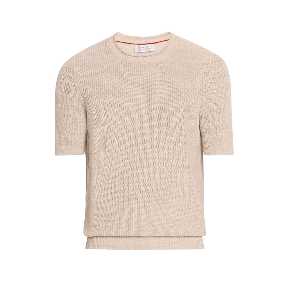 Brunello Cucinelli - Jut Short Sleeve Sweater | Mitchell Stores