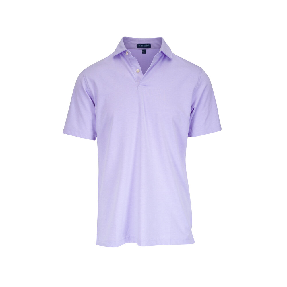 Peter Millar - Albatross Lavender Piqué Polo | Mitchell Stores