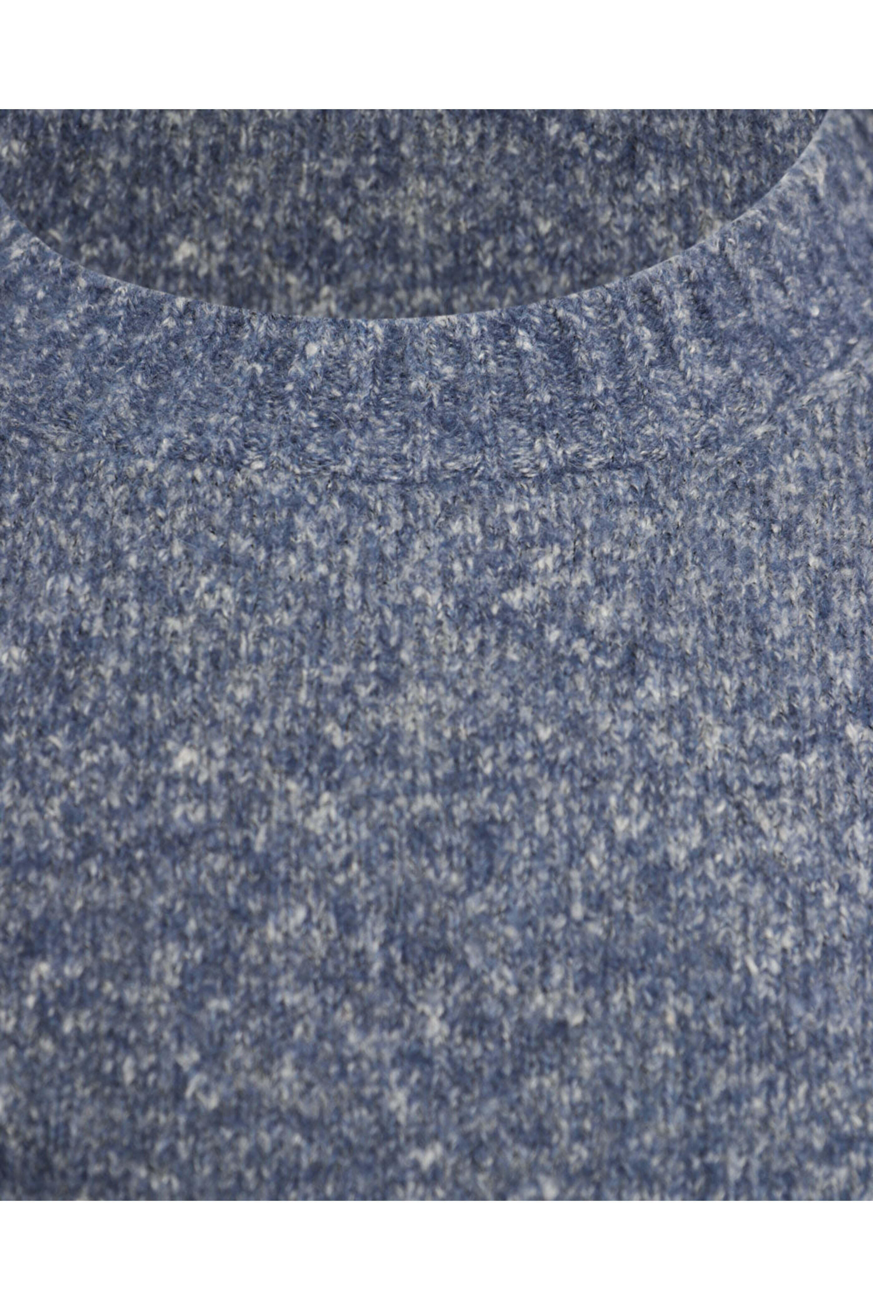 Brunello Cucinelli - Light Blue Mélange Sweater | Mitchell Stores