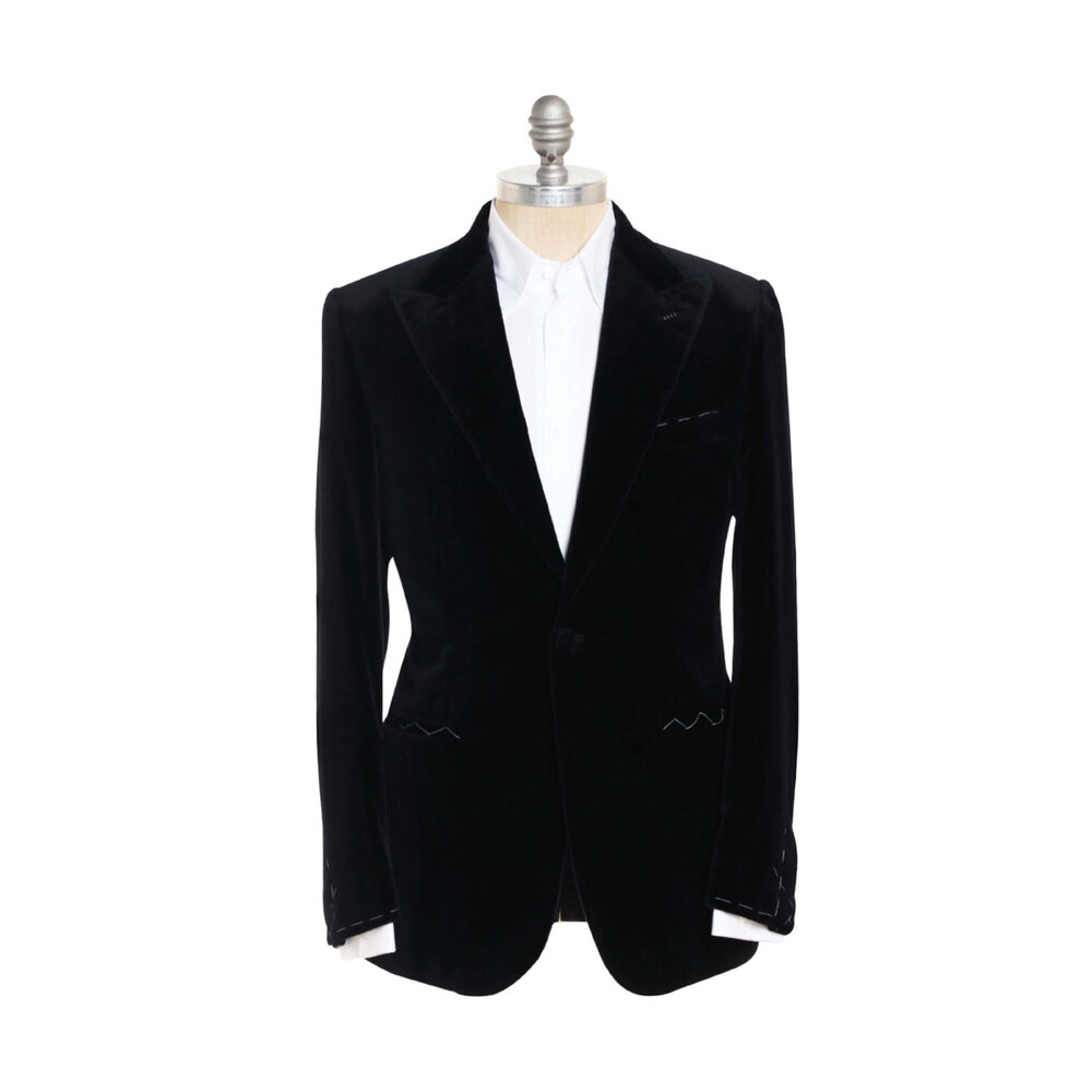 Brioni - Midnight Blue Velour Virgilio Dinner Jacket