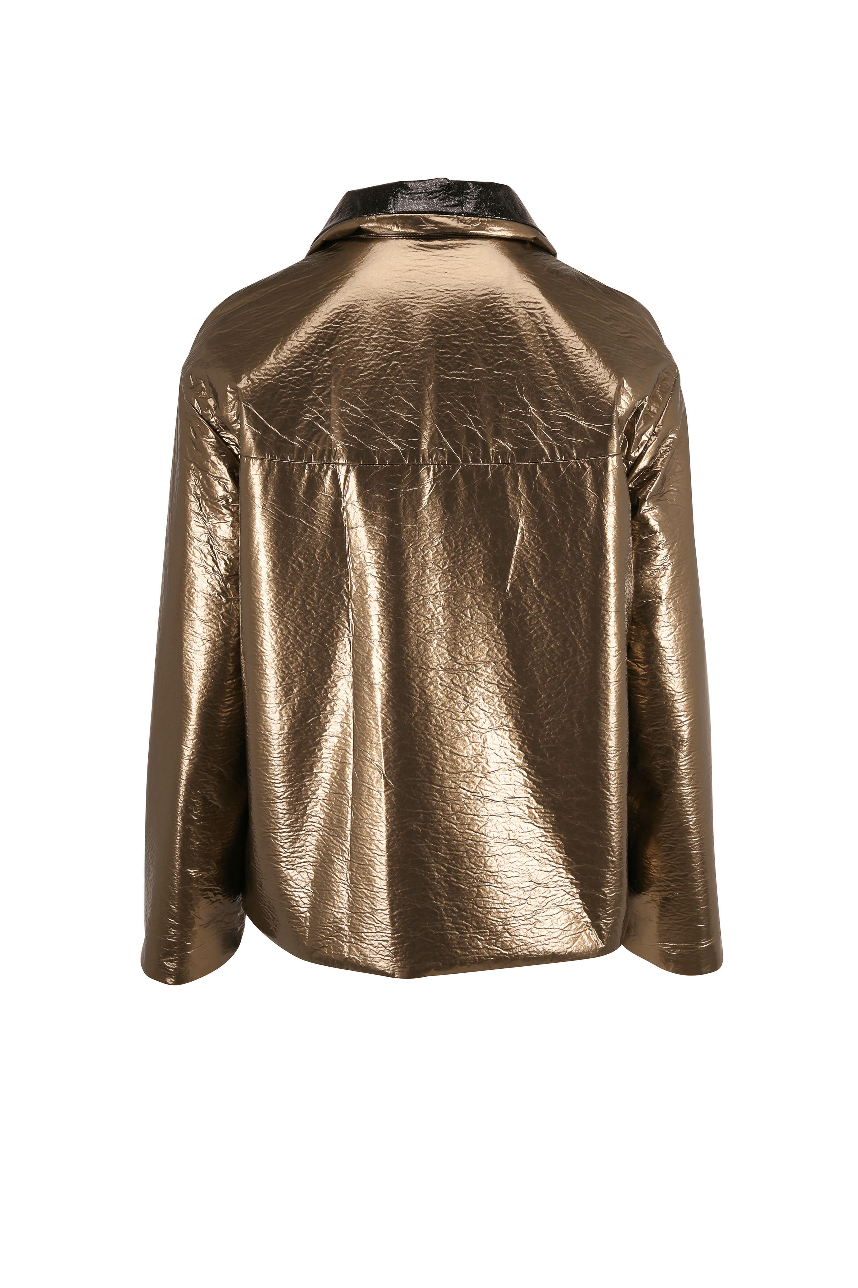 Akris Punto - Gold & Black Metallic Reversible Jacket