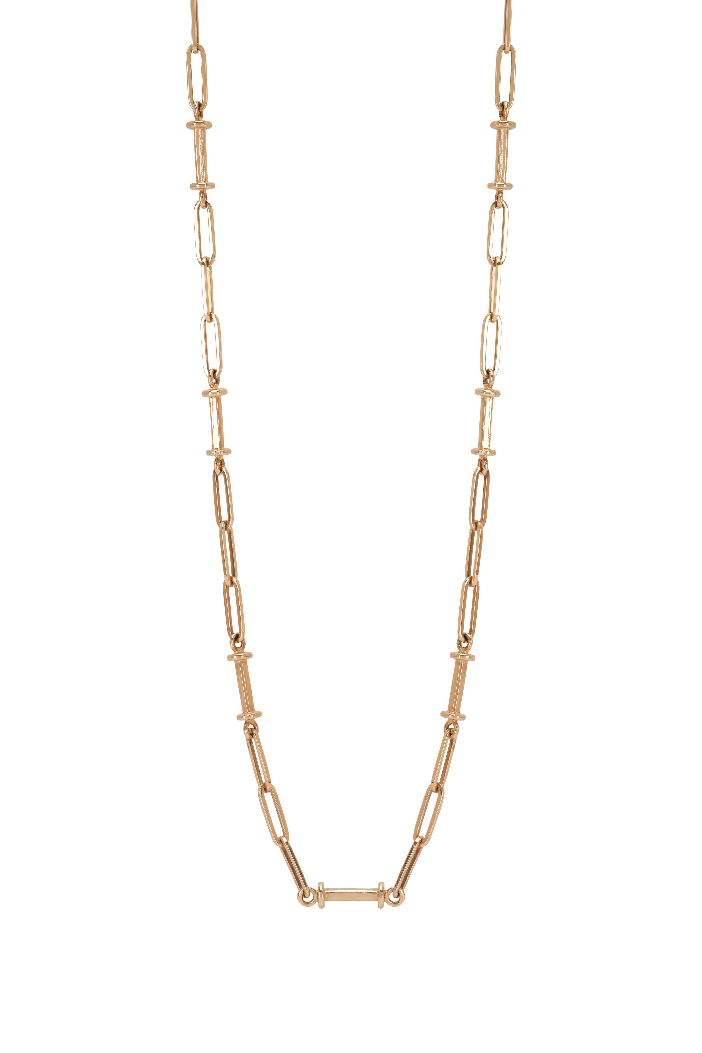 Genevieve Lau - Toggle Yellow Gold Link Necklace