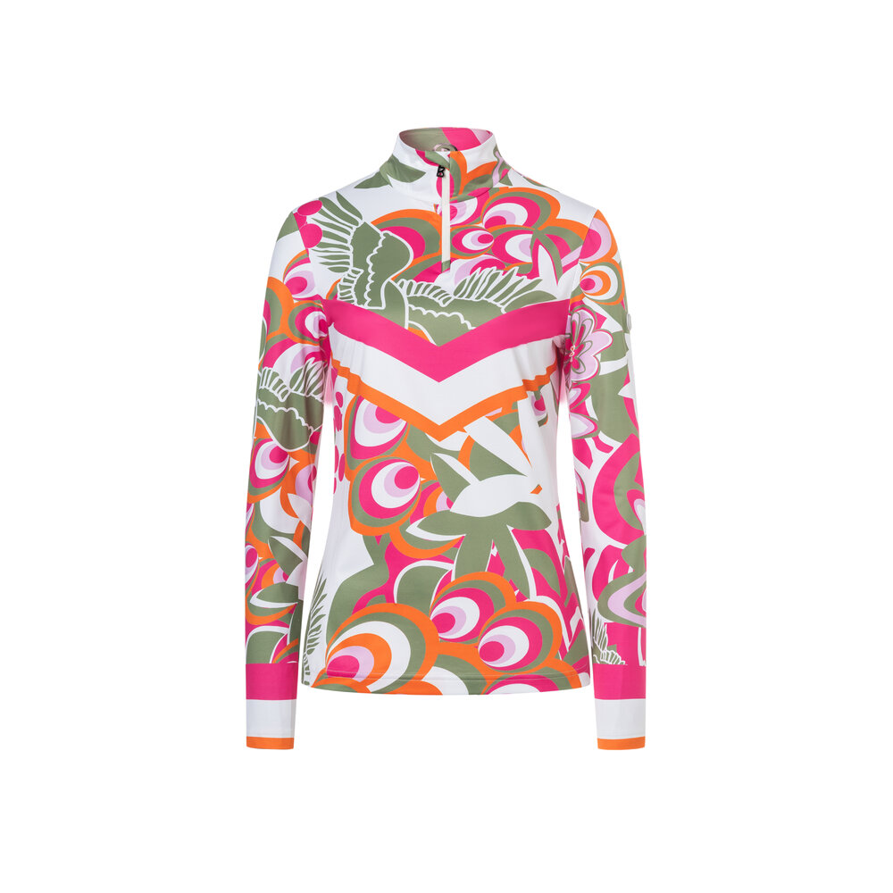 Bogner - Beline Pink & Green Retro Swirl Top | Mitchell Stores