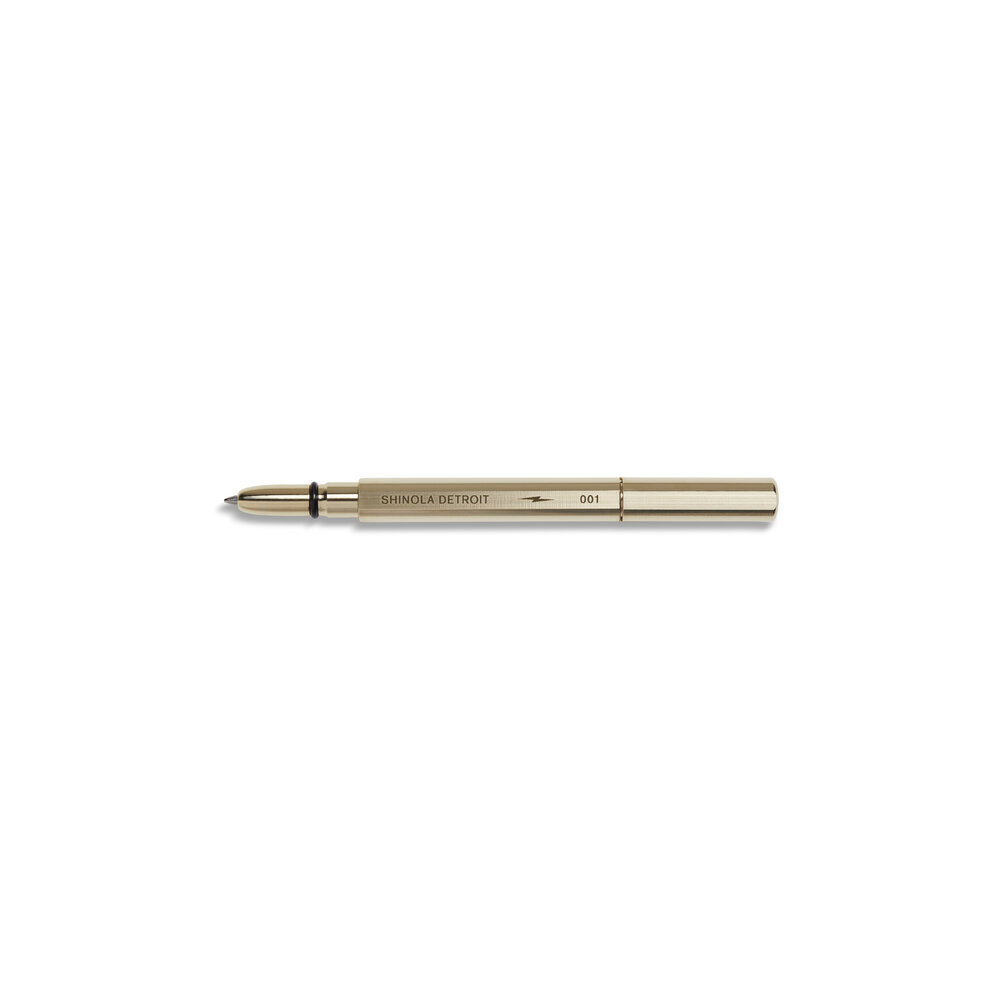 Shinola - Signature Brass Pen | Mitchell Stores