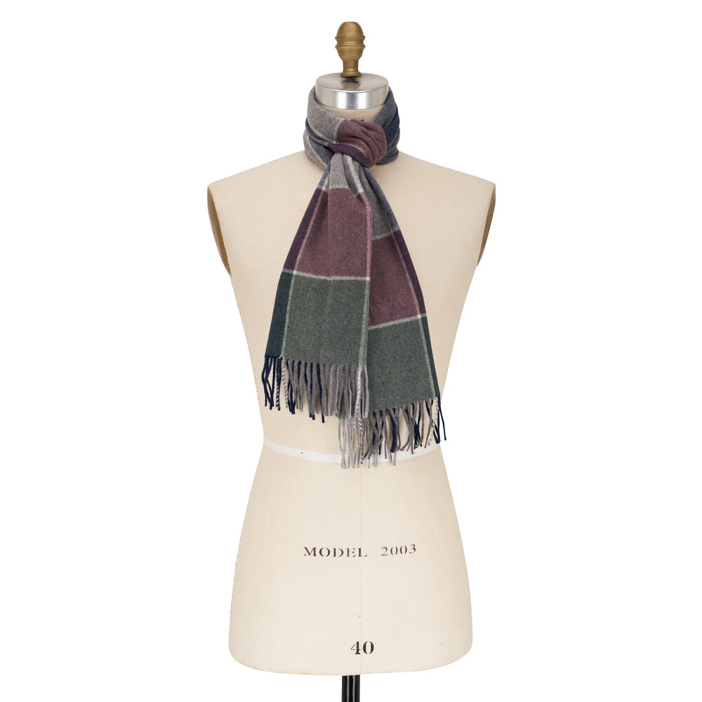 Fratelli Piacenza - Rebus 2 Multicolor Check Scarf