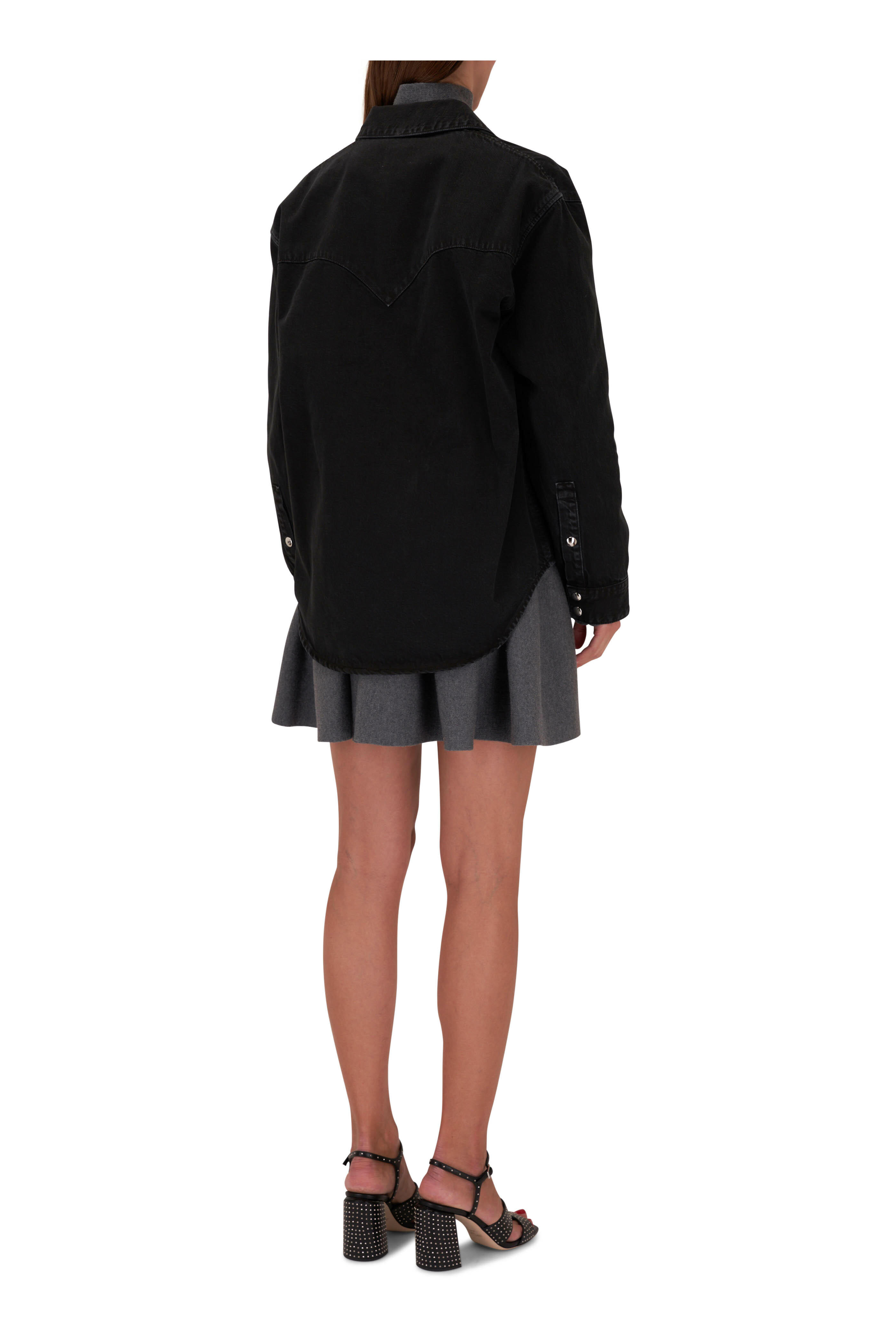 Khaite - Clarice Sterling Wool Mini Dress | Mitchell Stores