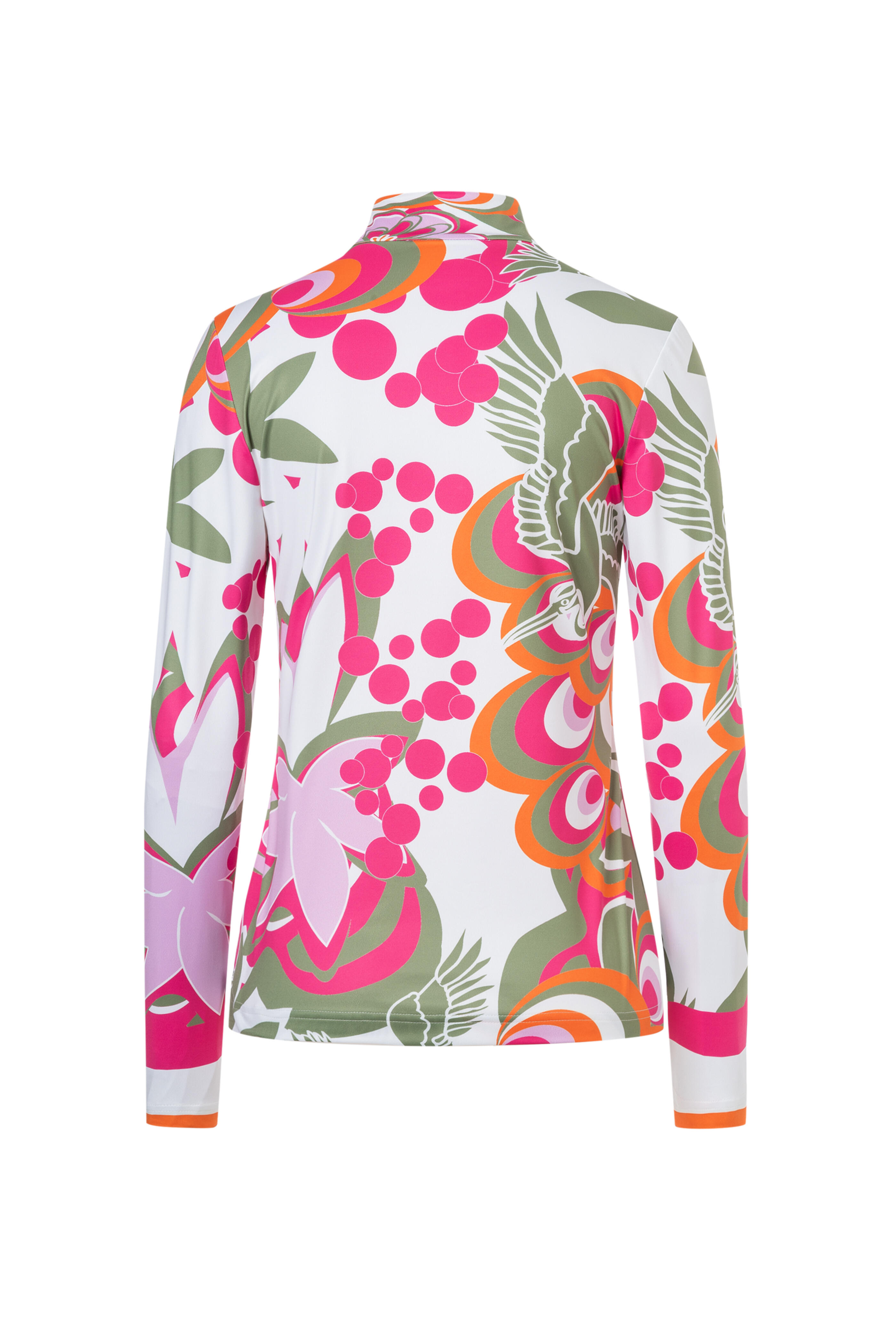 Bogner - Beline Pink & Green Retro Swirl Top | Mitchell Stores