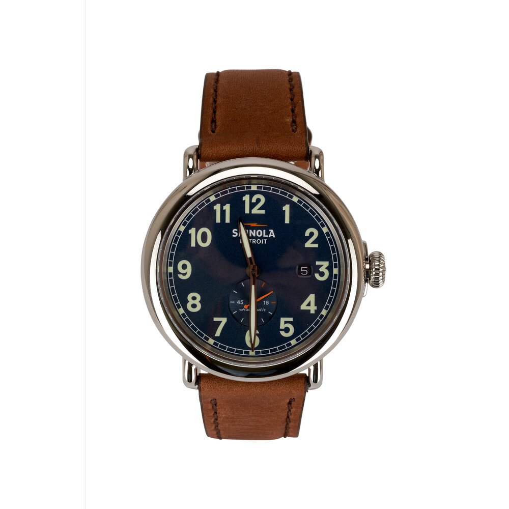 Shinola - Runwell Automatic Midnight Blue Watch, 45mm