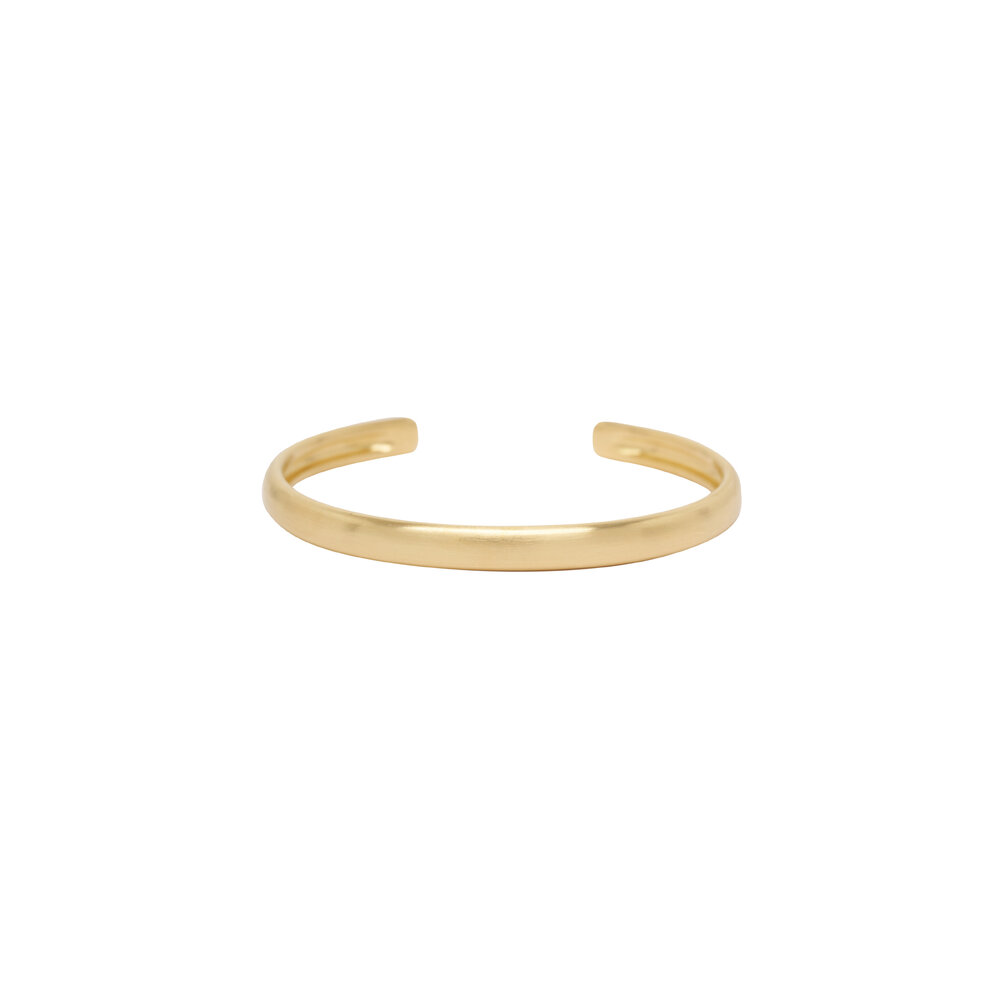 Caroline Ellen - 18k Yellow Gold Rounded Cuff | Mitchell Stores