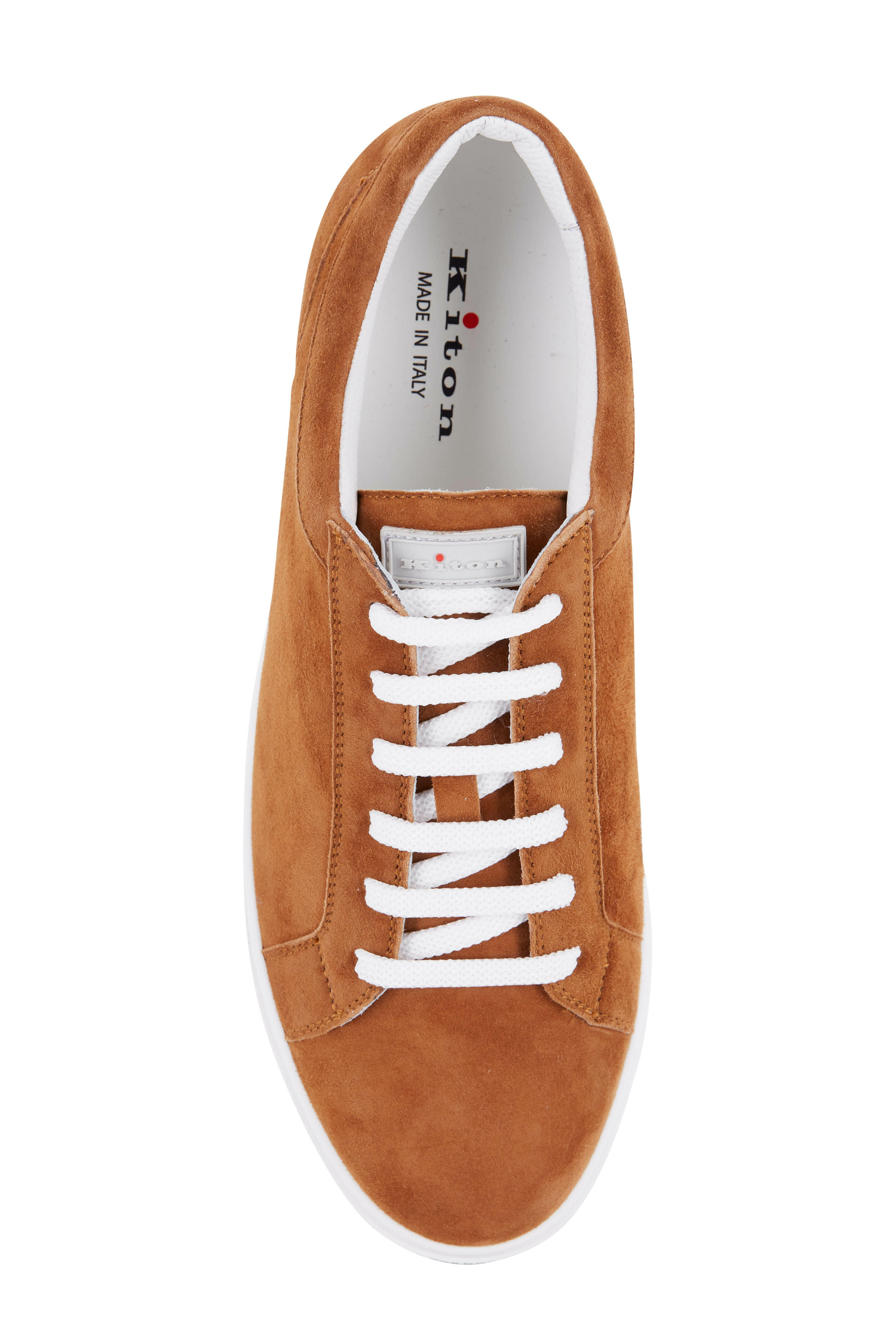 Kiton - Suede Low Top Sneaker | Mitchell Stores