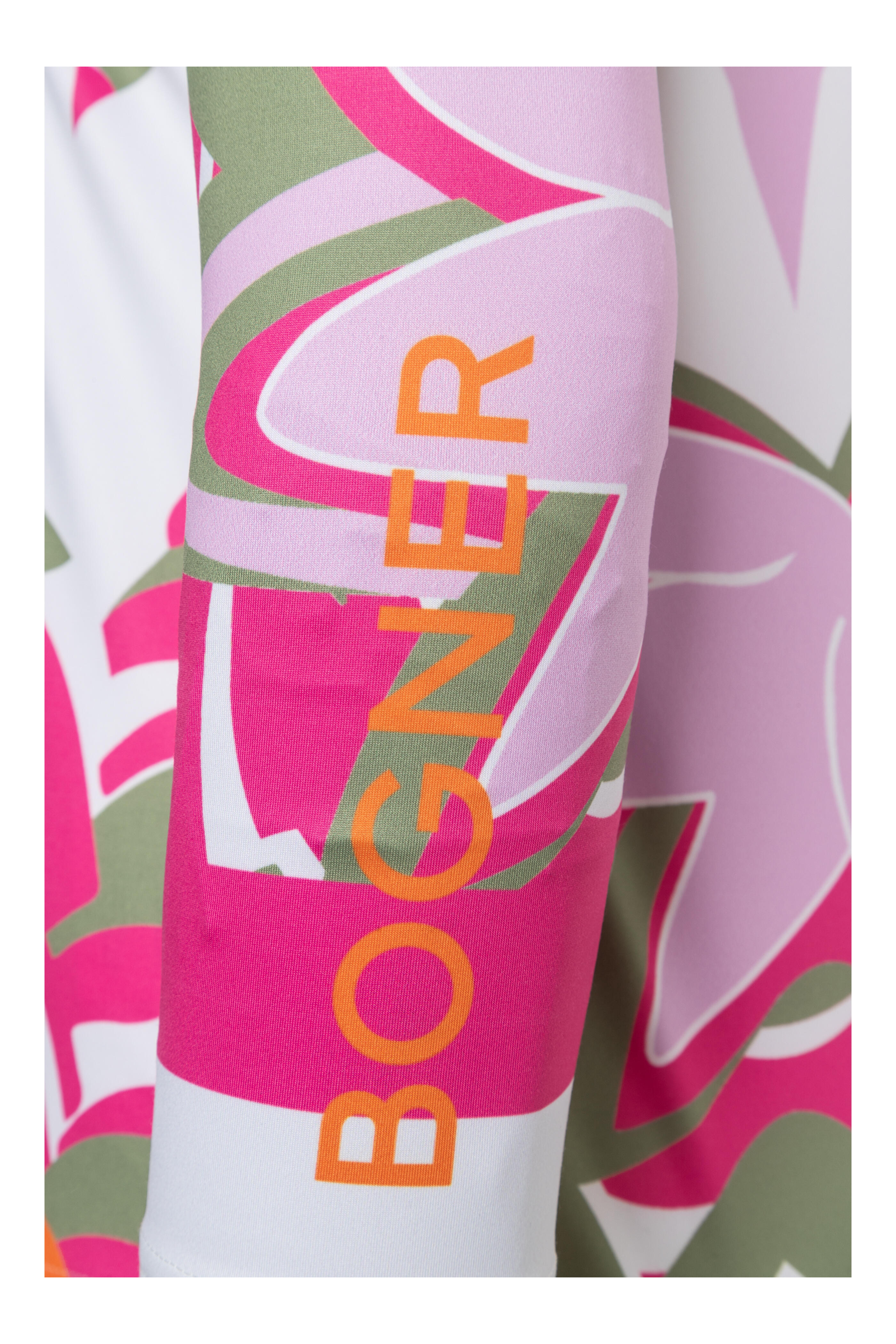 Bogner - Beline Pink & Green Retro Swirl Top | Mitchell Stores