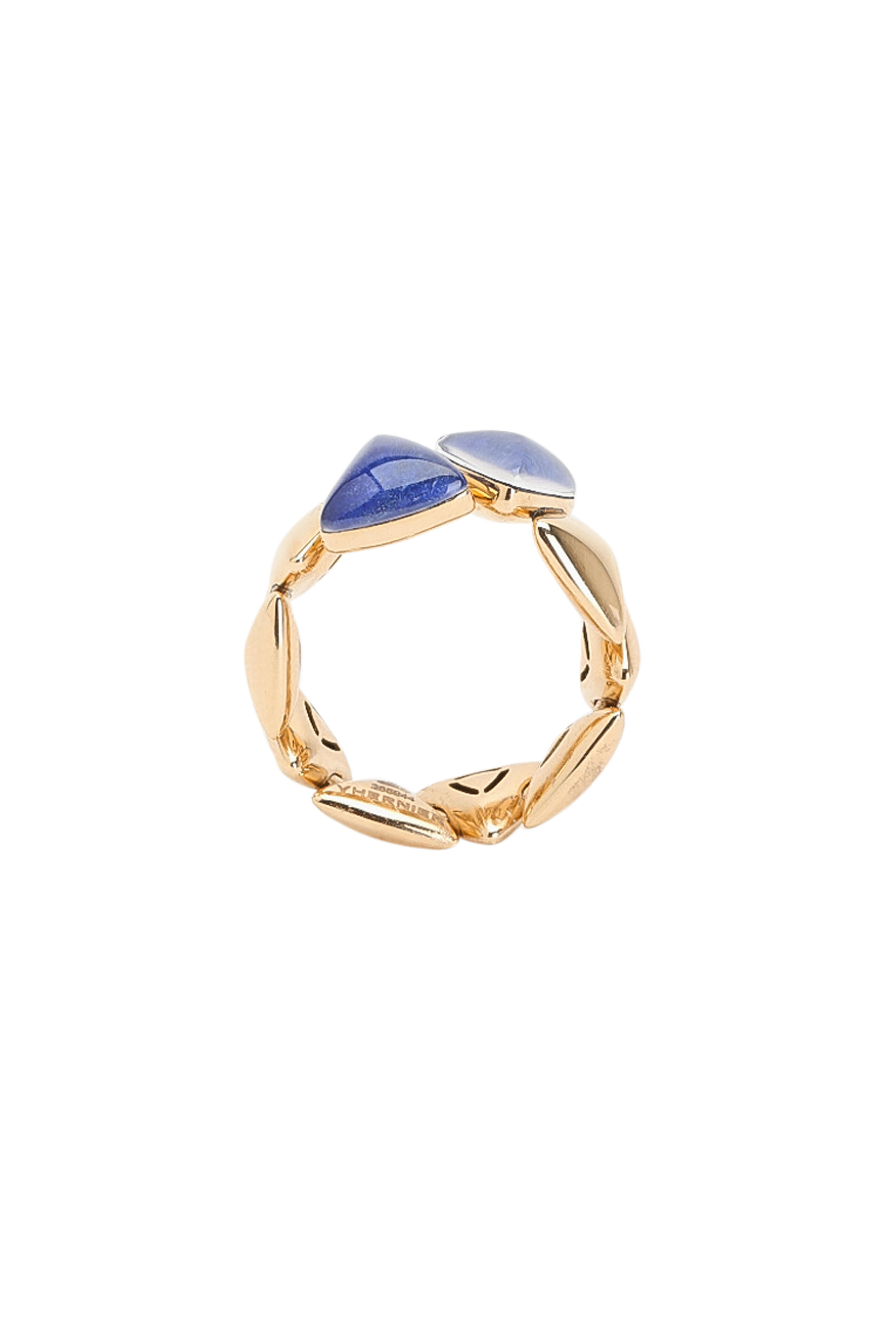 Vhernier - 18K Pink Gold Lapis Freccia Mini Ring