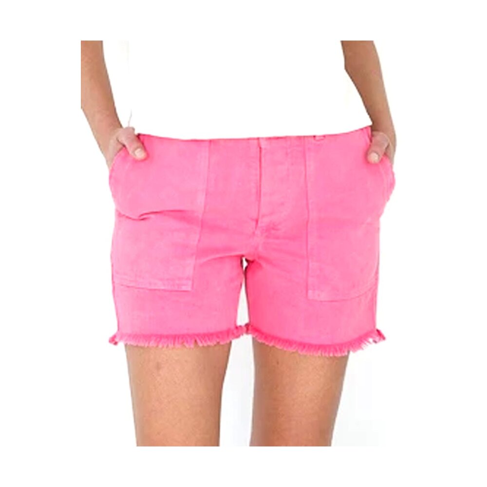 Le Superbe - Hot Pink Beach Crawler Cut Off Short