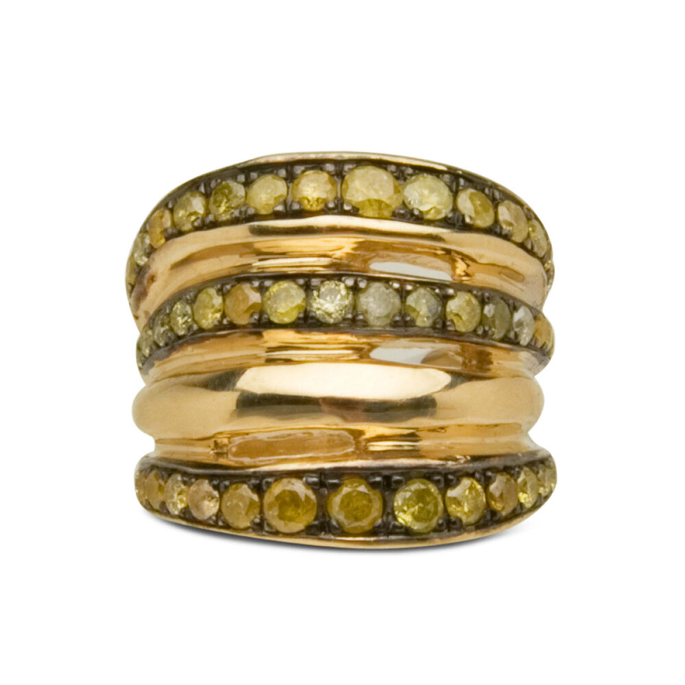 Loree Rodkin - Multicolored Diamond Deconstructed Ring