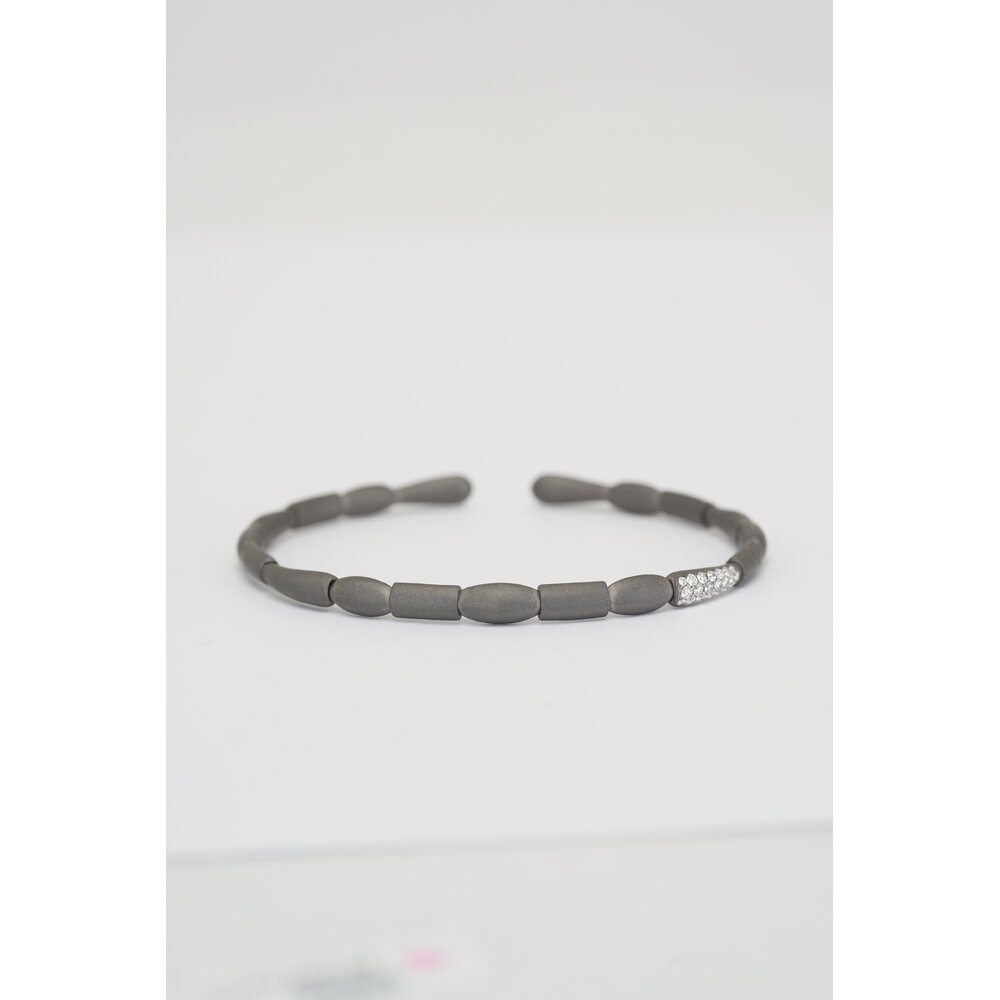 Etho Maria - Titanium Diamond Bangle | Mitchell Stores