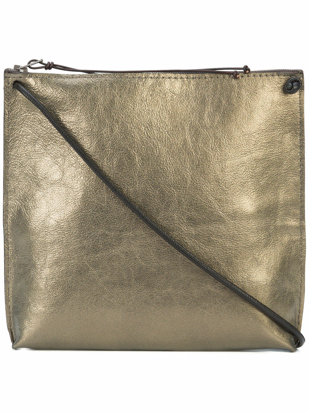 B May Bags - Gold Leather Strappy Zip Pouch | Mitchell Stores