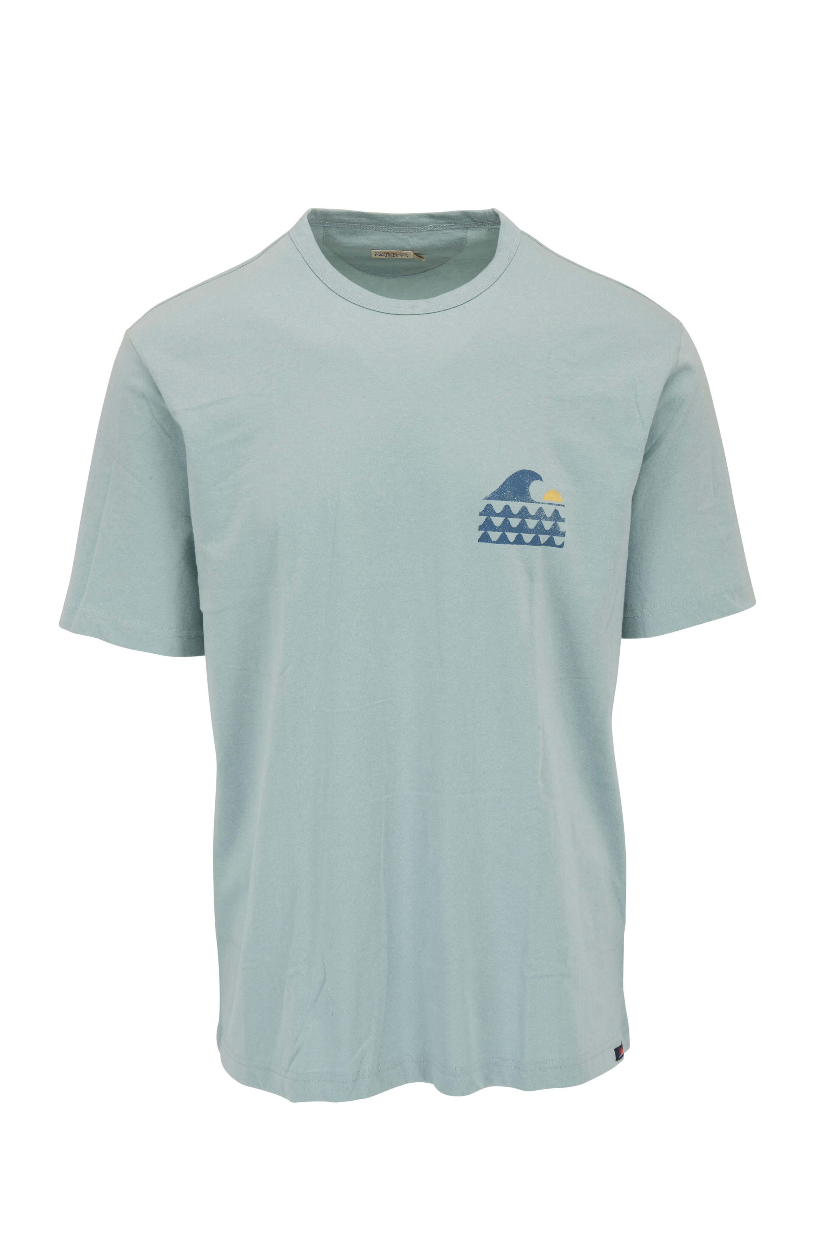 Faherty Brand - Teal Wave Fin T-Shirt | Mitchell Stores