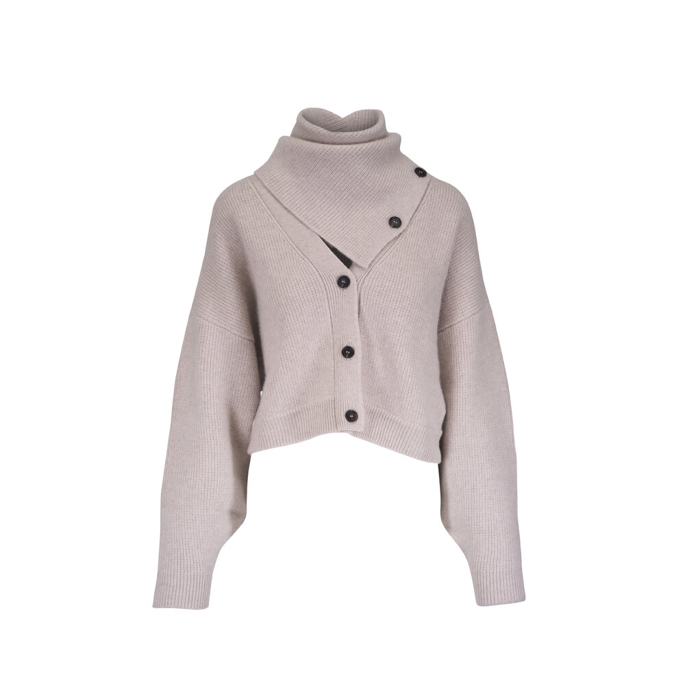 Le Kasha - Derios Light Beige Convertible Cardigan
