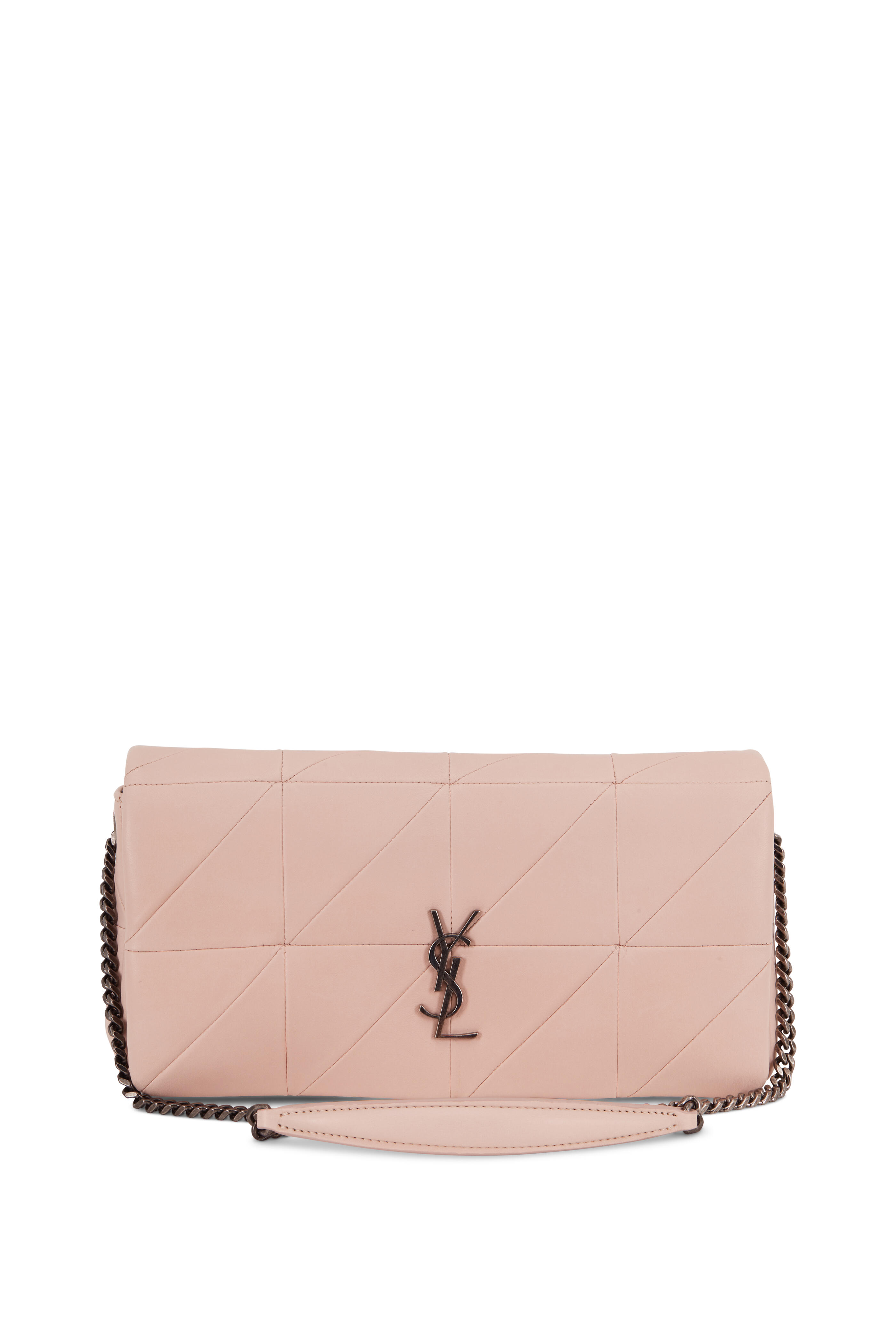 Saint Laurent - Jamie Carré Rive Gauche Blush Shoulder Bag