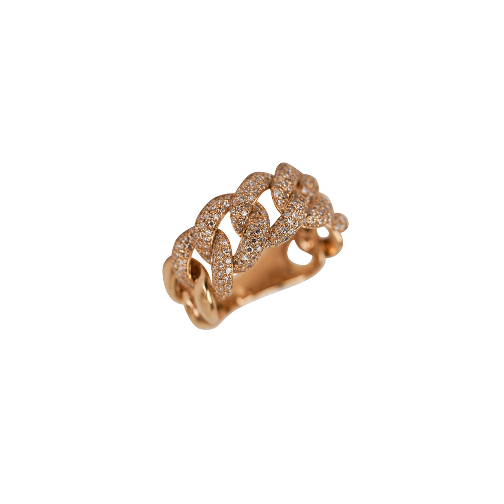 Kai Linz - Chunky Diamond Link Ring | Mitchell Stores