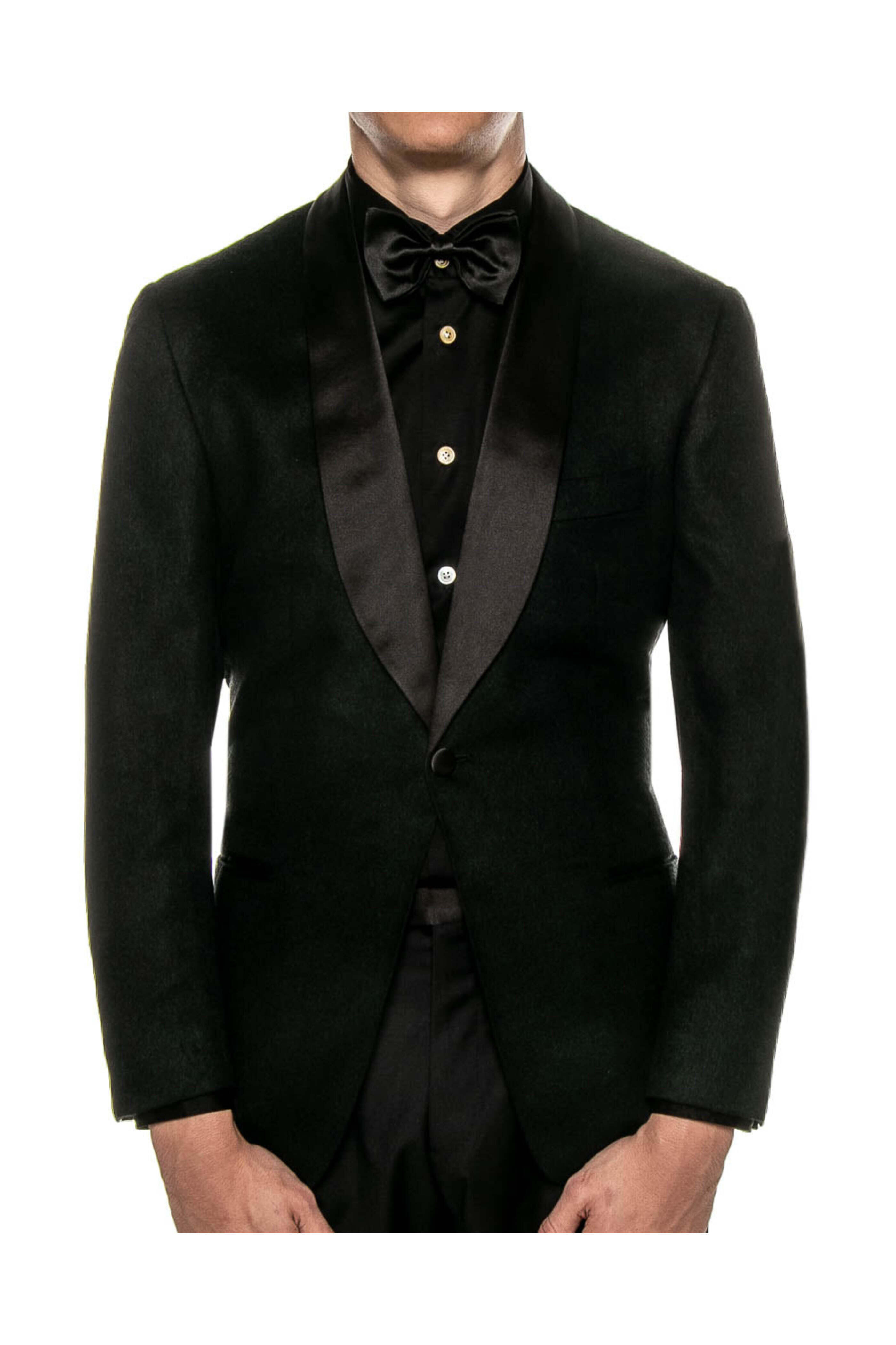 Kiton - Bottle Green Shawl Lapel Dinner Jacket | Mitchell Stores