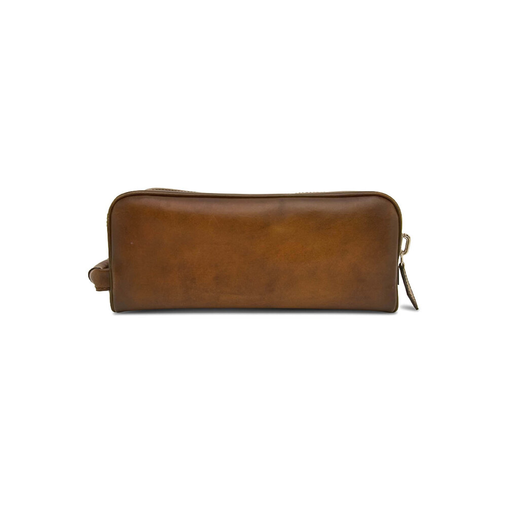 Scarpe di Bianco - Double Zip Dopp Kit in Okra | Mitchell Stores