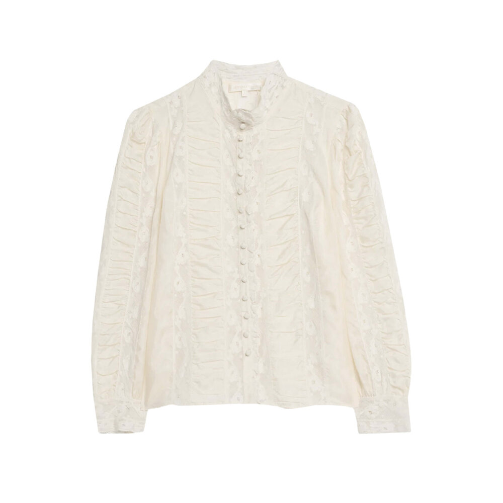 Loveshackfancy - Antique White Jacque Top | Mitchell Stores