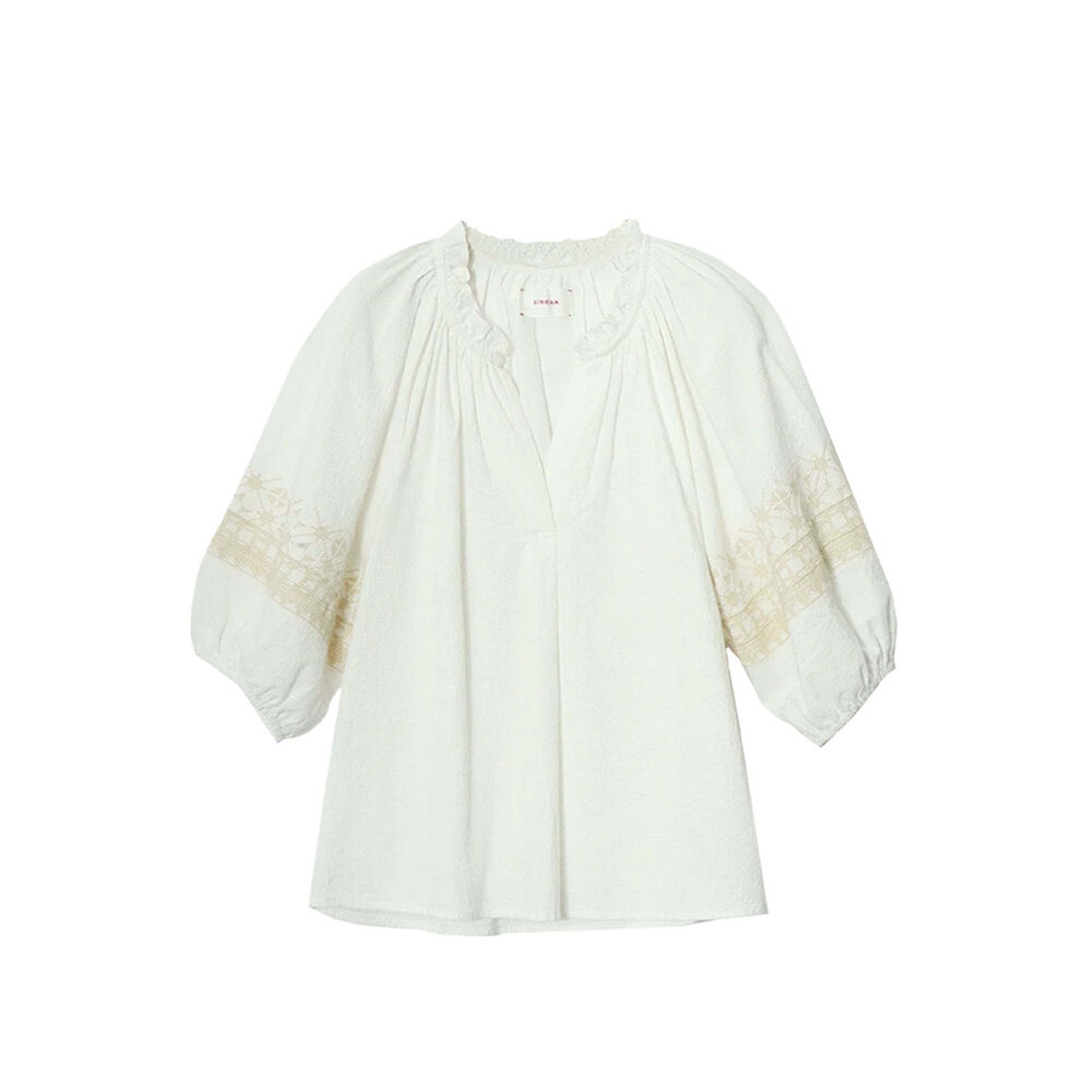 Xirena - White Janie Blouse | Mitchell Stores