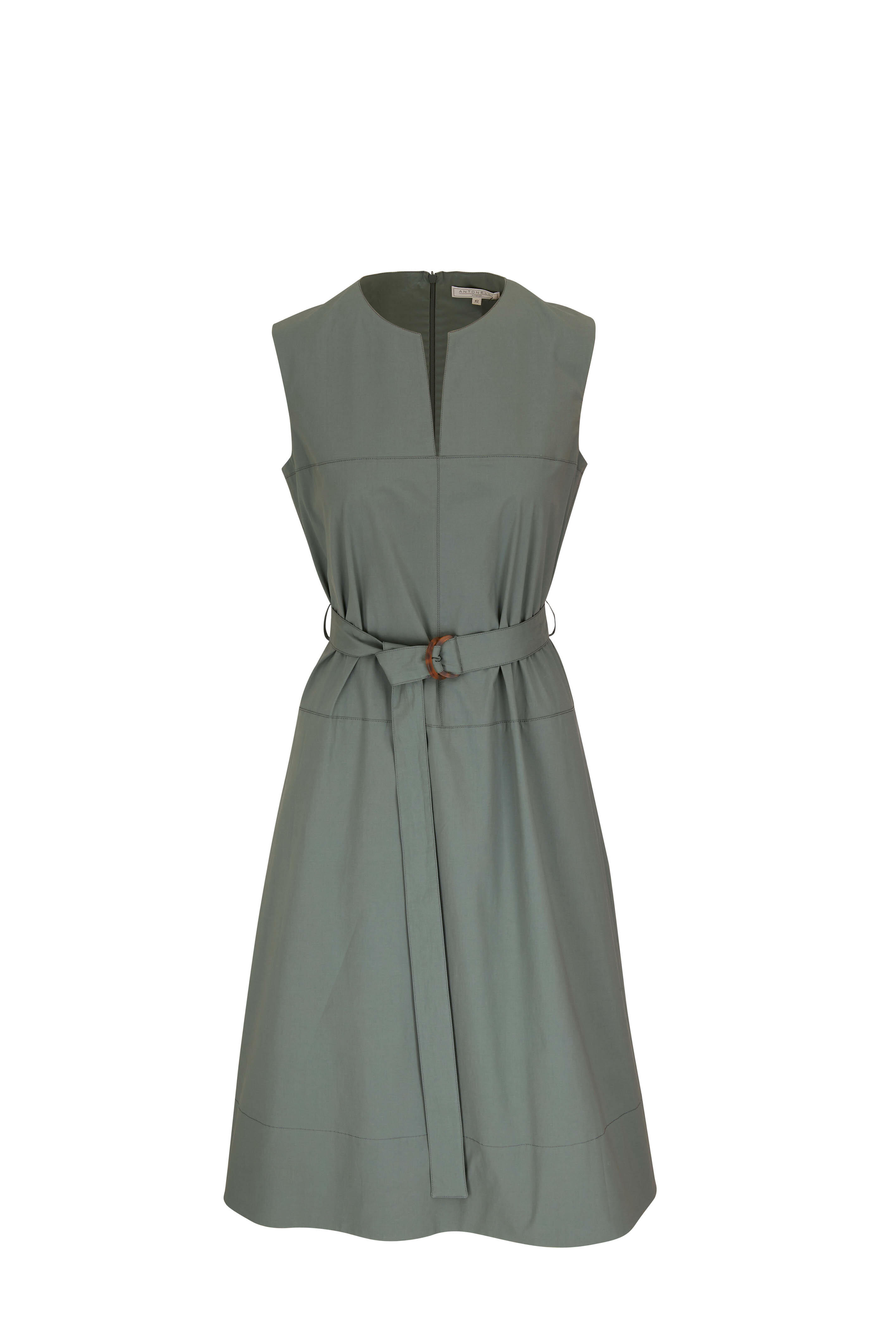 Antonelli - Megan Green Midi Dress | Mitchell Stores