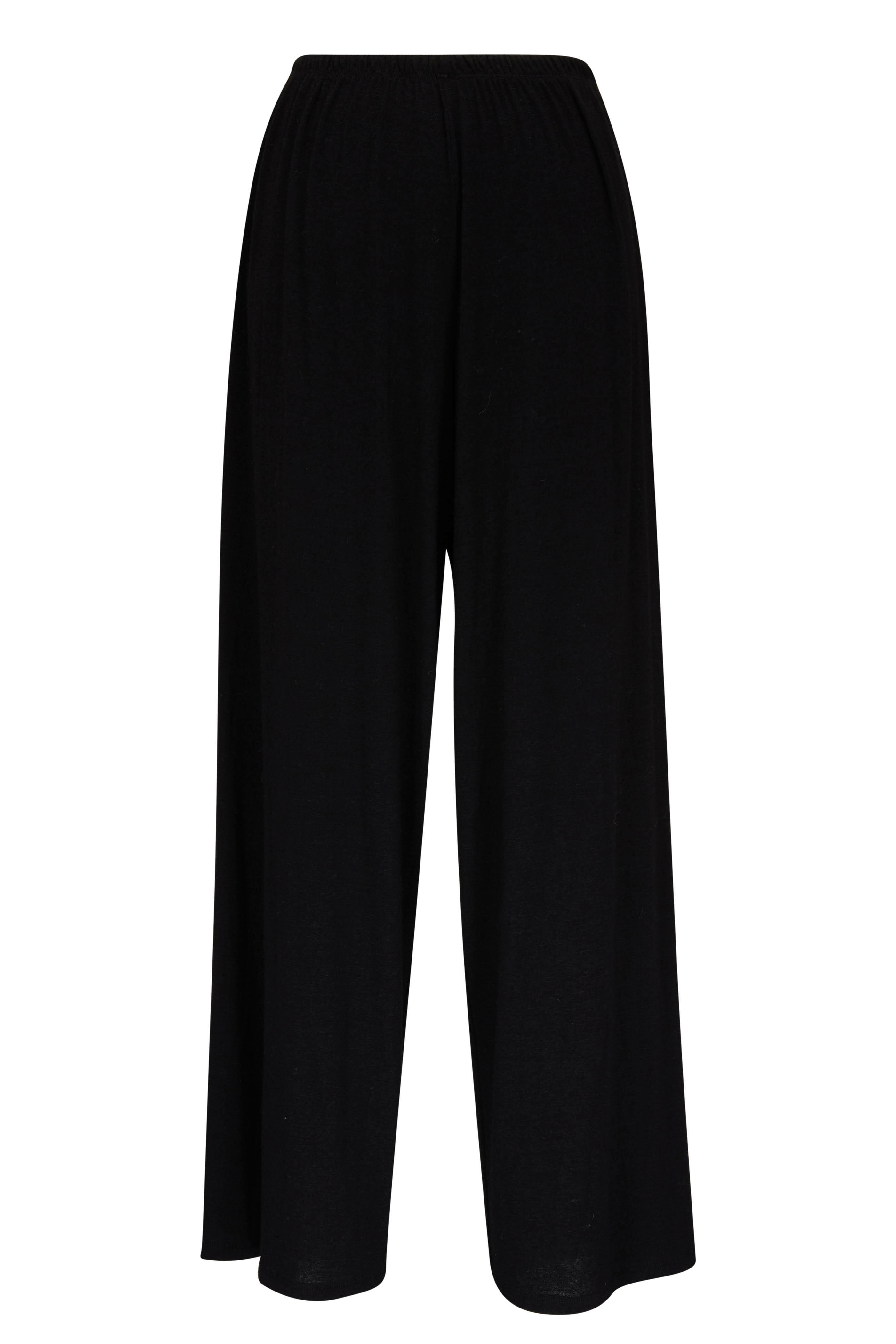 Vince - Black Wide Leg Crop Pant | Mitchell Stores