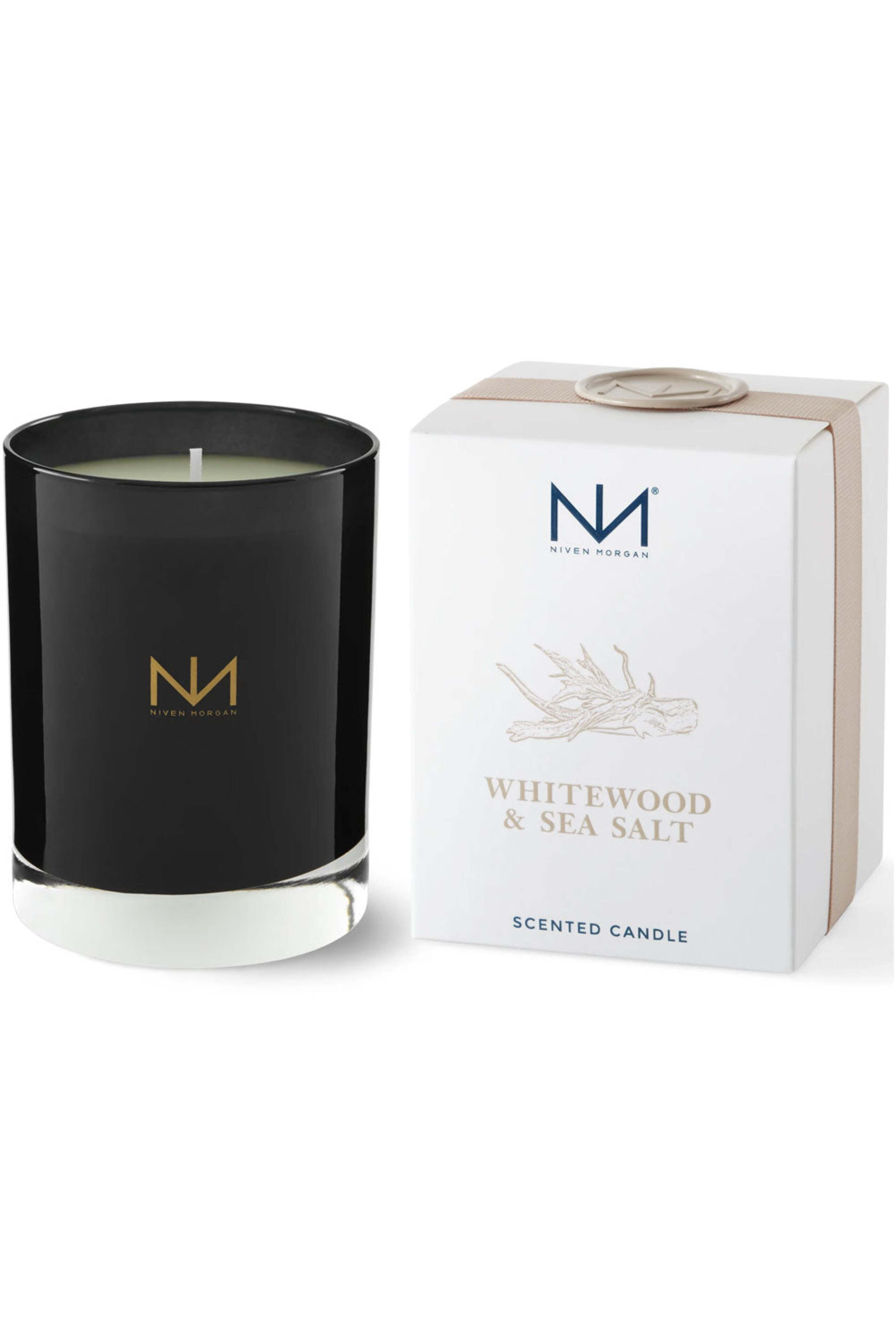 Niven Morgan - Whitewood & Sea Salt Candle | Mitchell Stores
