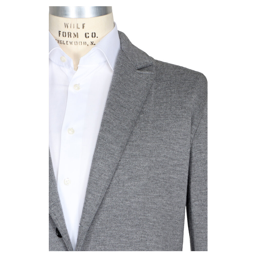 Maurizio Baldassari - Gray Cashmere Swacket | Mitchell Stores