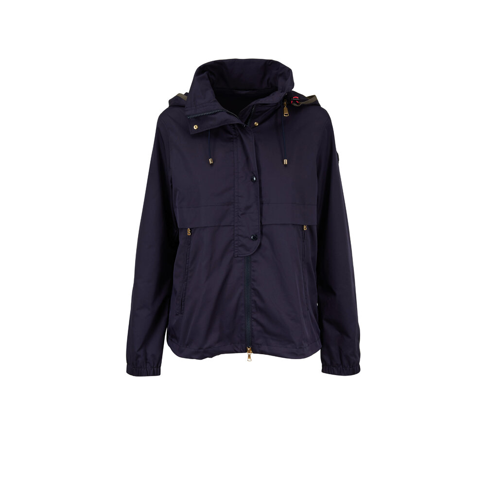 Bogner - Norah Navy Blue Nylon Bomber Jacket | Mitchell Stores