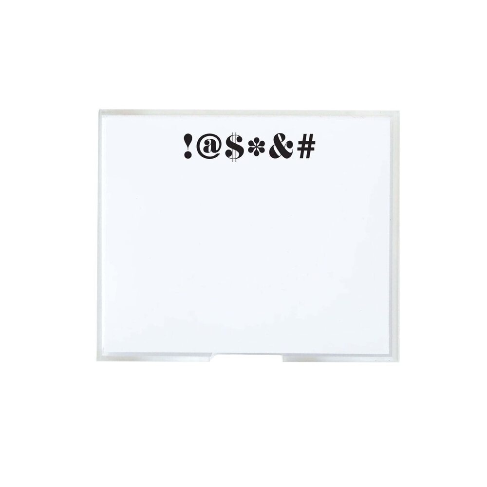 Black Ink - Luxe Typewriter Notepad | Mitchell Stores