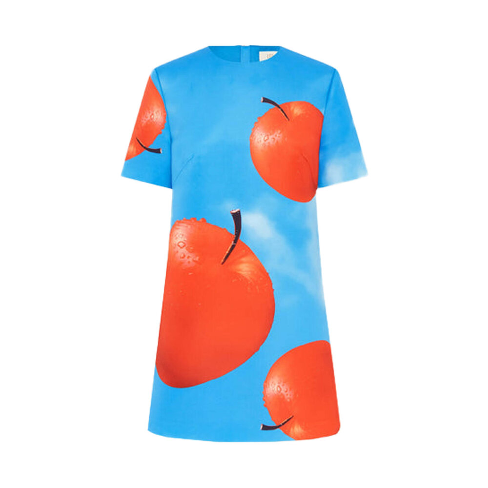 Leo Lin - Apple Print Alexa Mini T-Shirt Dress | Mitchell Stores