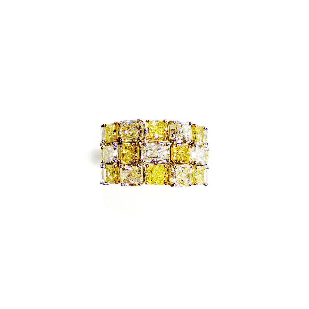 Etho Maria - 18k Yellow & White Gold Diamond Ring