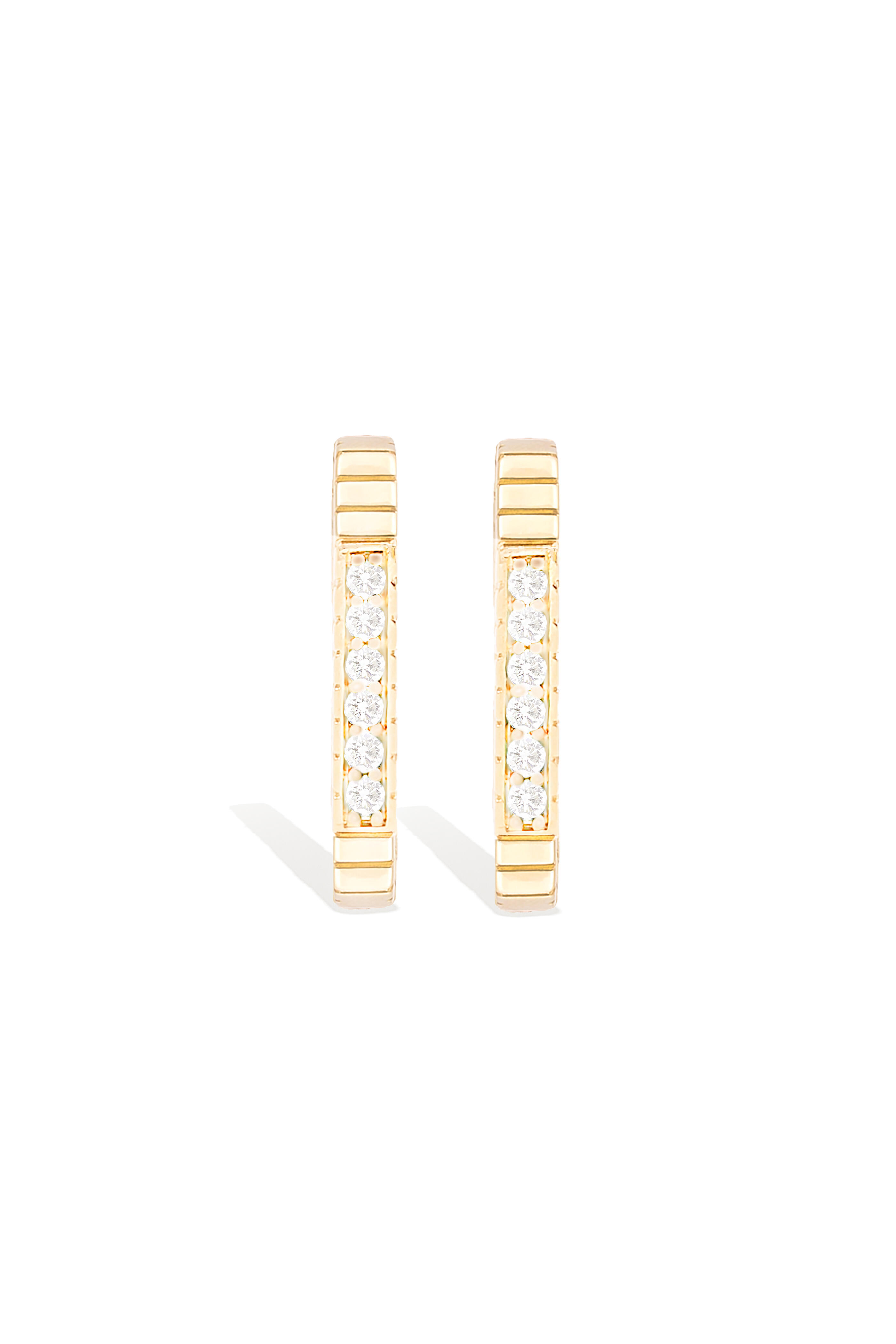 Campbell + Charlotte - 14K Diamond Hoop Earrings