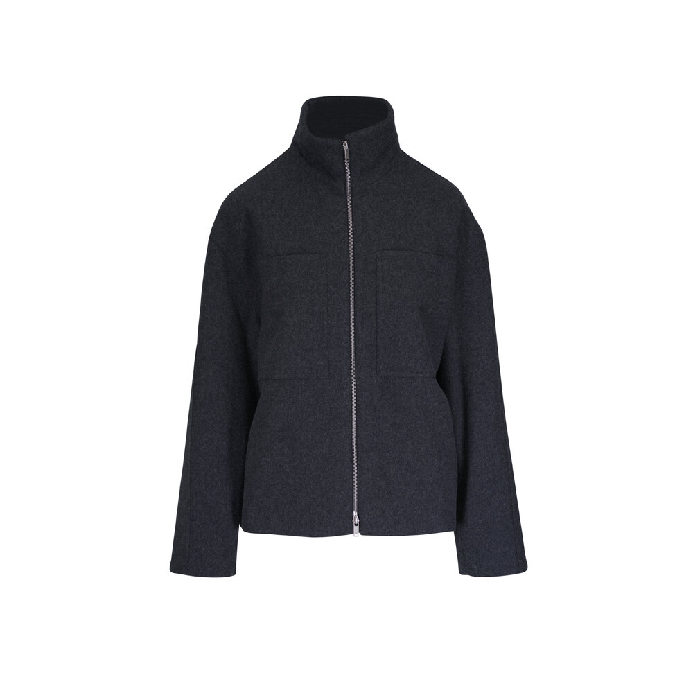 Jil Sander - Volcano Felt Wool Padded Jacket | Mitchell Stores