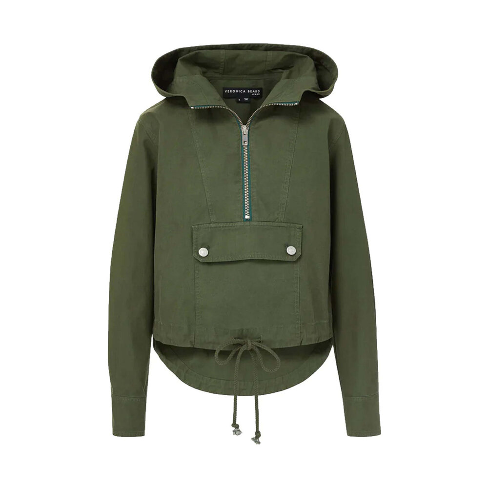 Veronica Beard - Army Green Kaeli Pullover Jacket