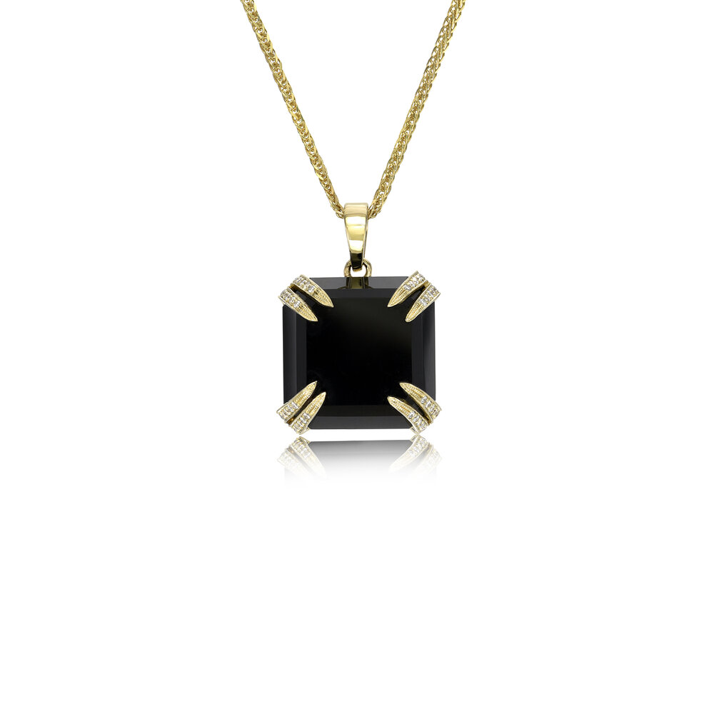 Dru - Black Onyx Talon Pendant | Mitchell Stores