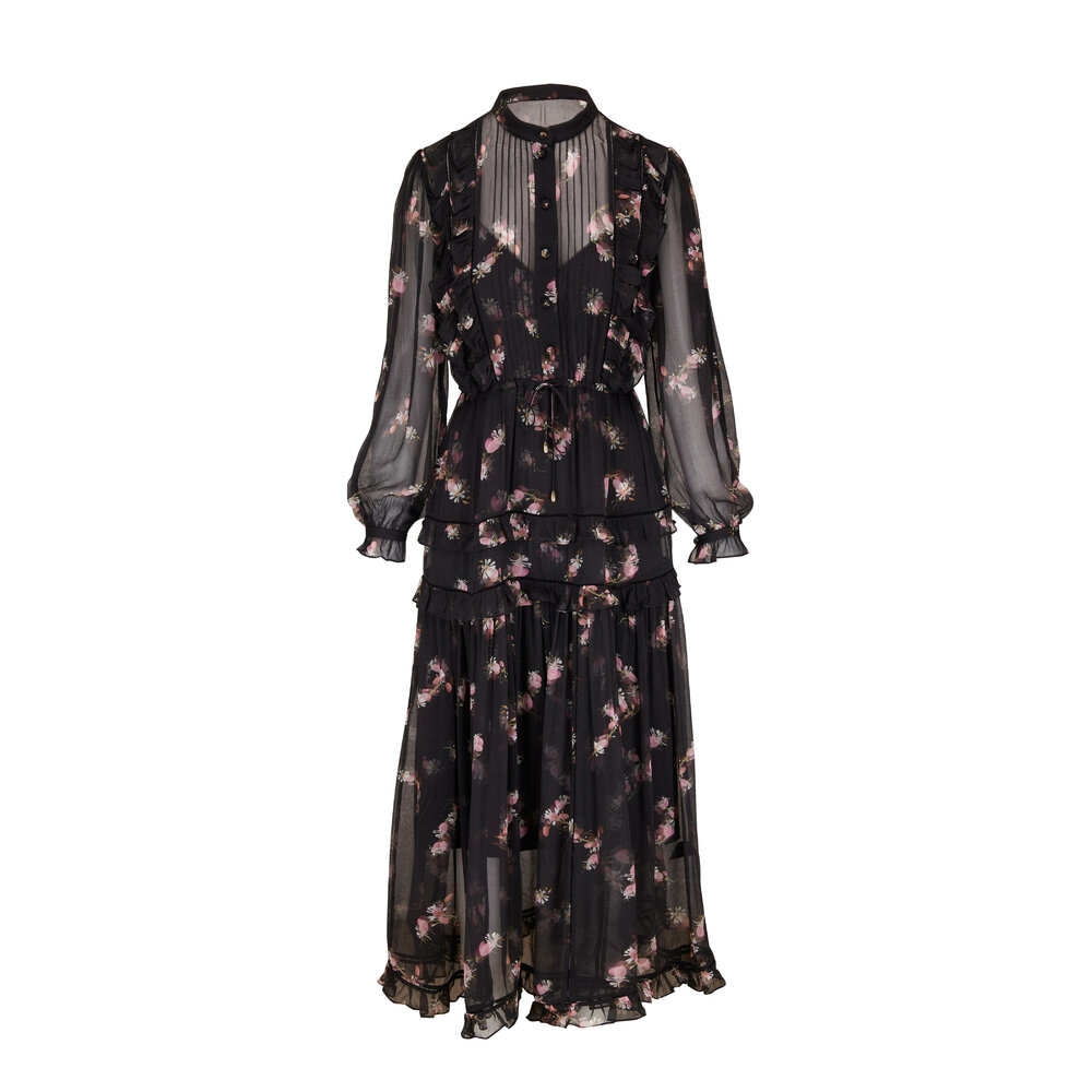 Zimmermann - Dancer Frill Midi Dress | Mitchell Stores