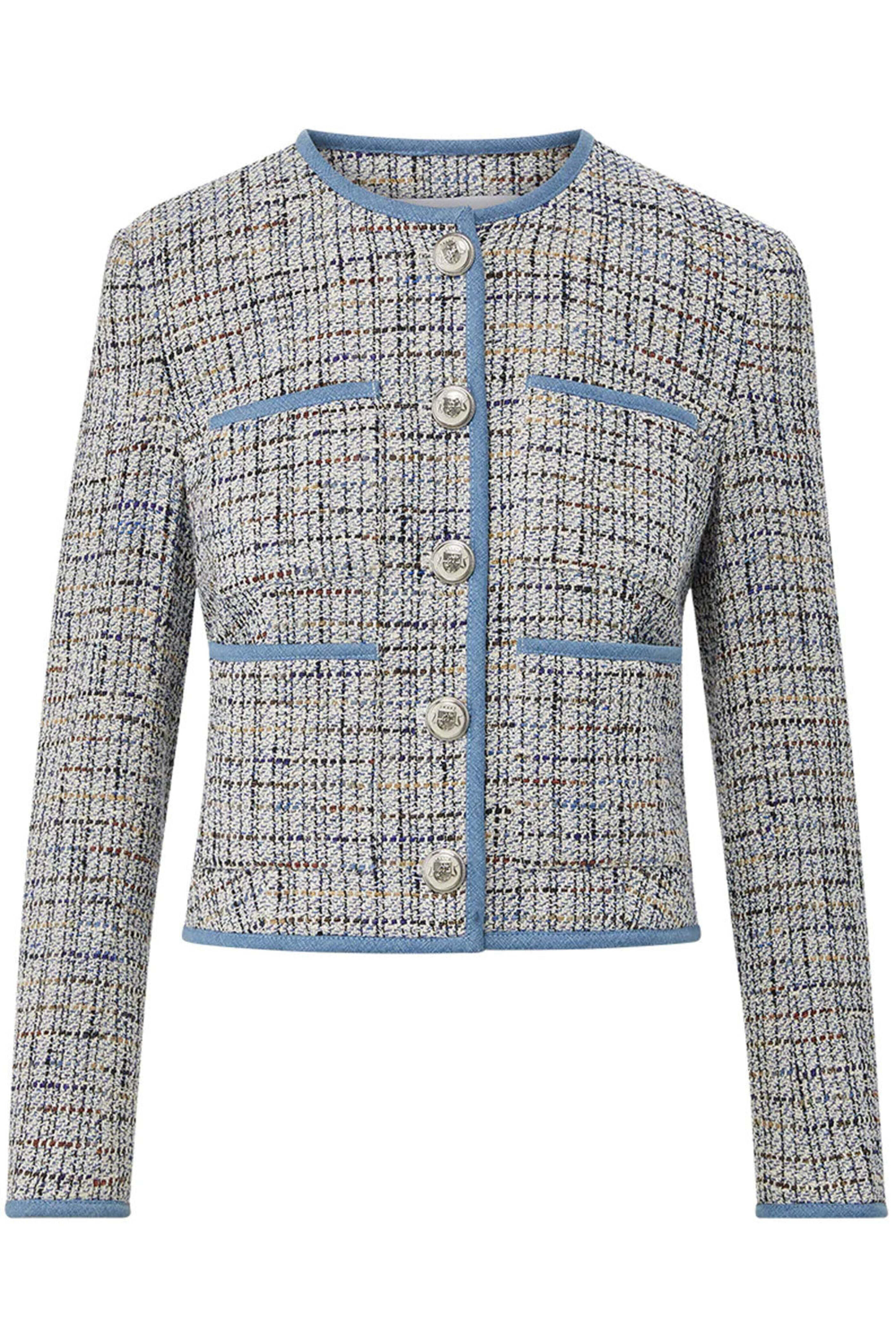 Veronica Beard - Blue Tweed Darla Jacket | Mitchell Stores