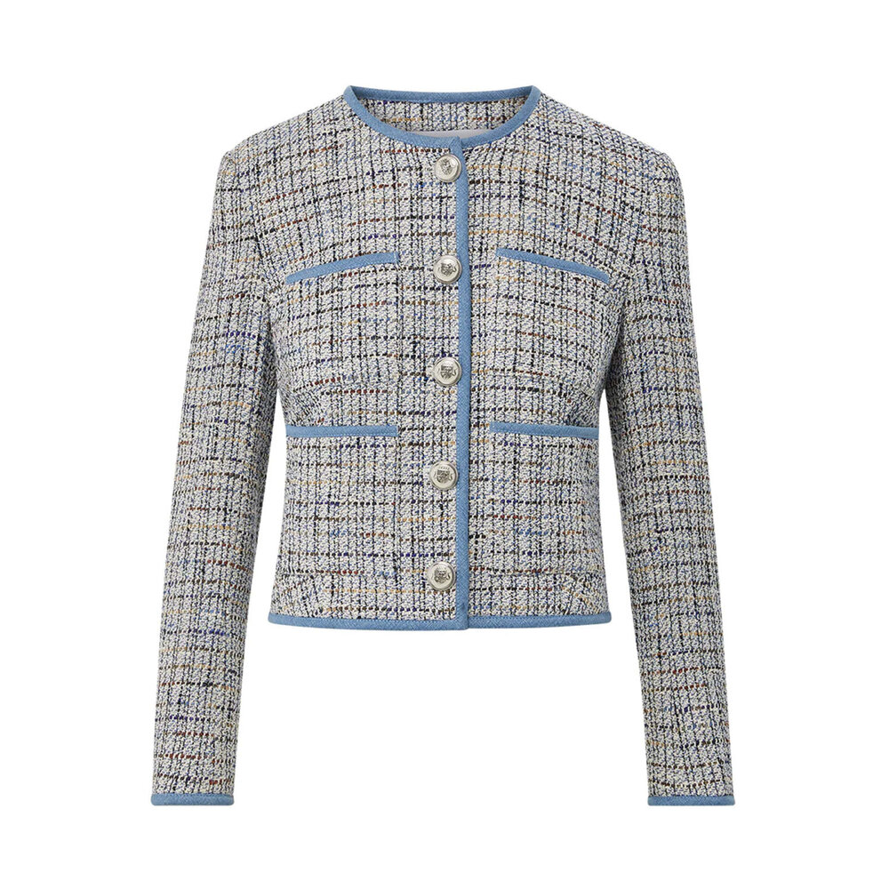 Veronica Beard - Blue Tweed Darla Jacket | Mitchell Stores