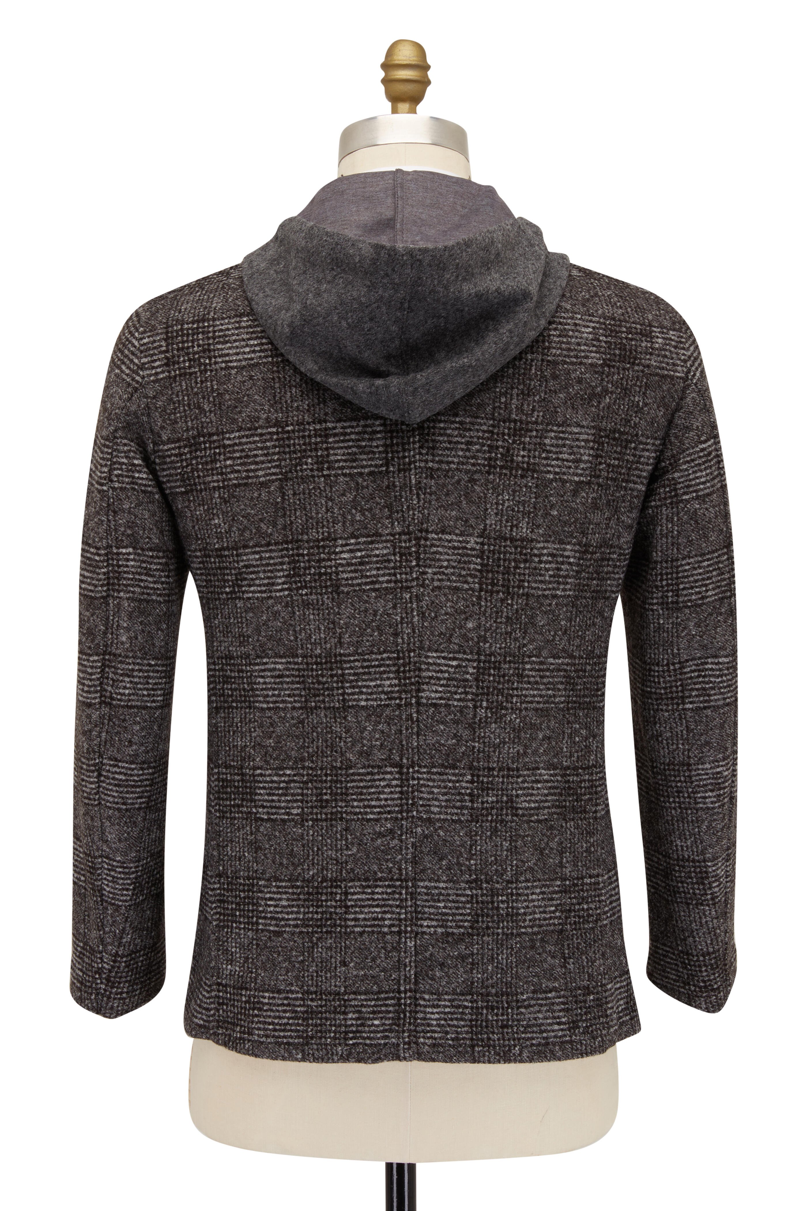 Fradi - Gray & Black Check Convertible Sportcoat
