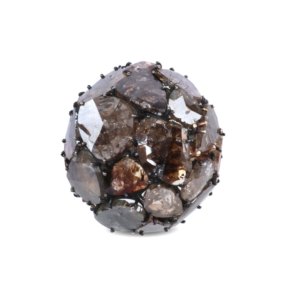 Michael Tracy - Diamond Cluster Dome Salt Ring | Mitchell Stores